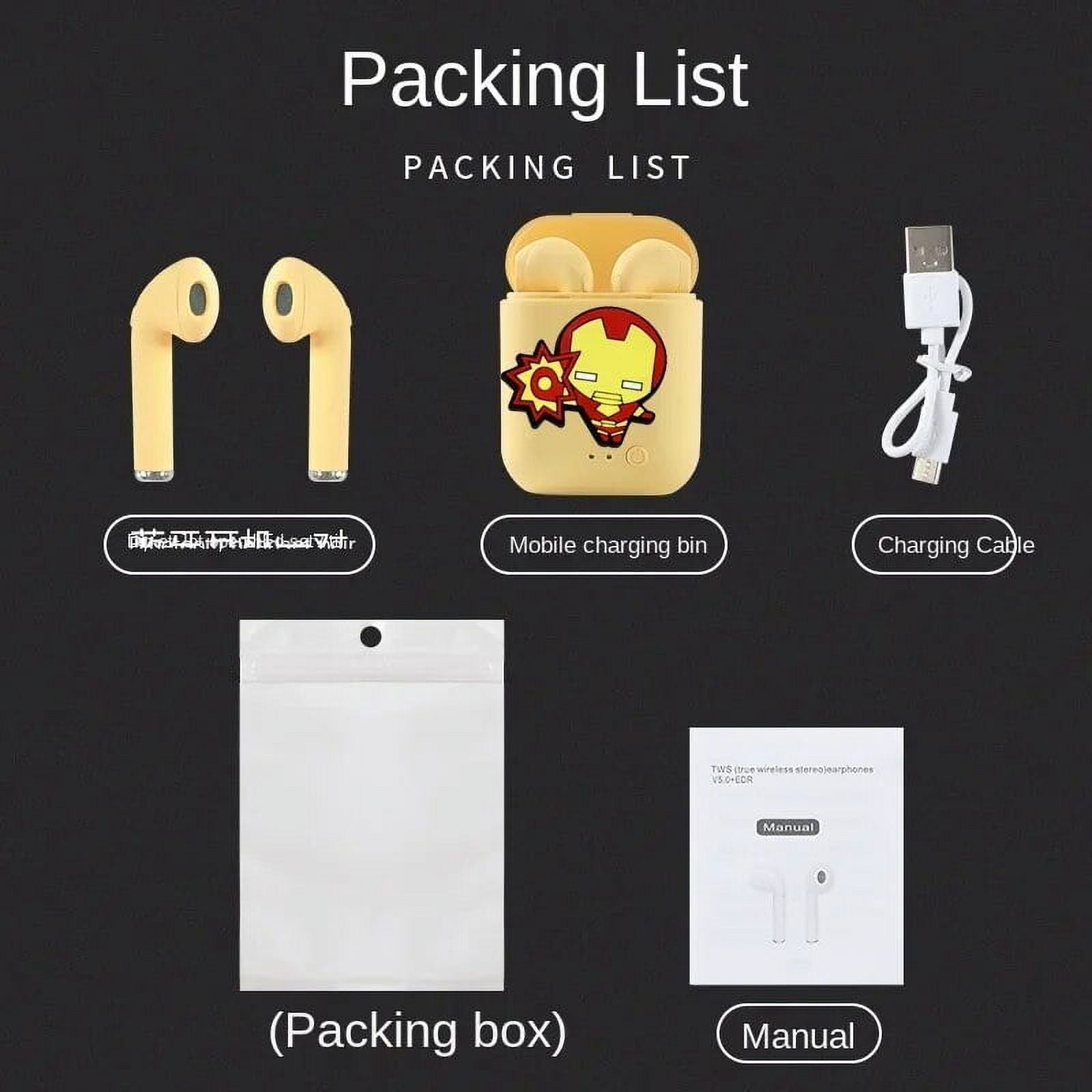 Disney TWS i7 Mini 2 Wireless Headphones Bluetooth 5.0 Earphone Matte ...