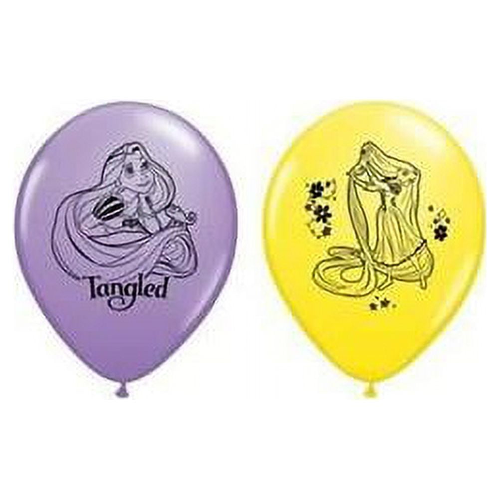 Disney Tangled 12" Balloons, 6pk - Walmart Business Supplies