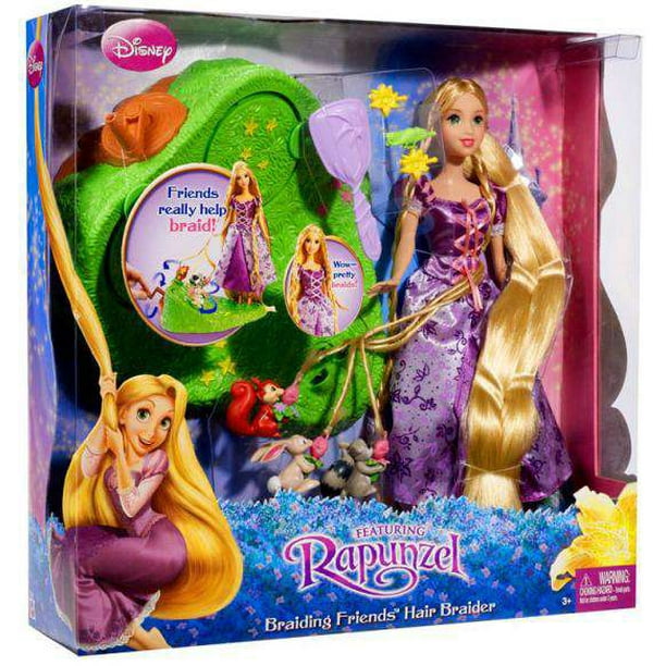 Disney Tangled Braiding Friends Hair Braider Doll - Walmart Business ...