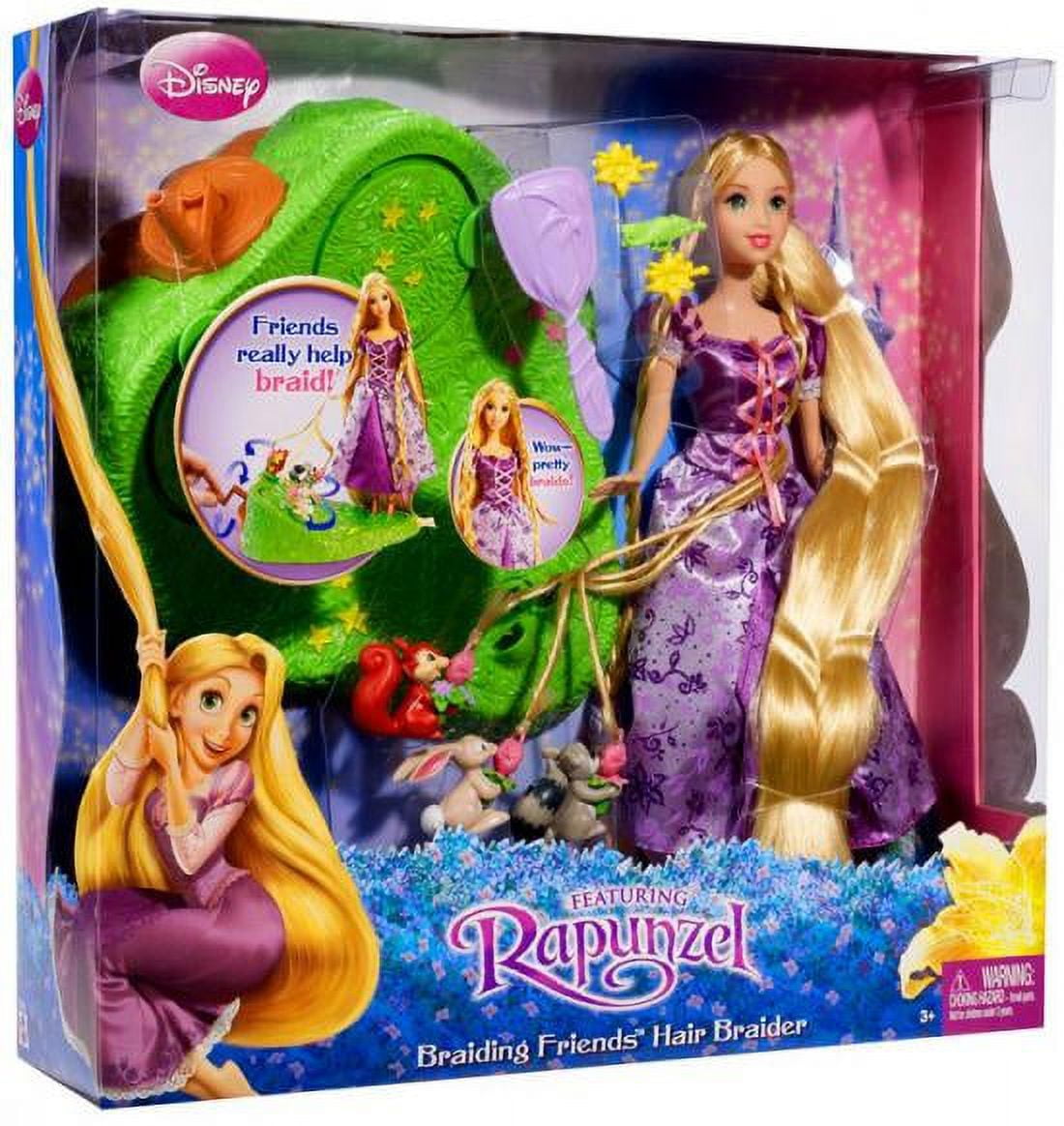 Disney Tangled Braiding Friends Hair Braider Doll - Walmart.com