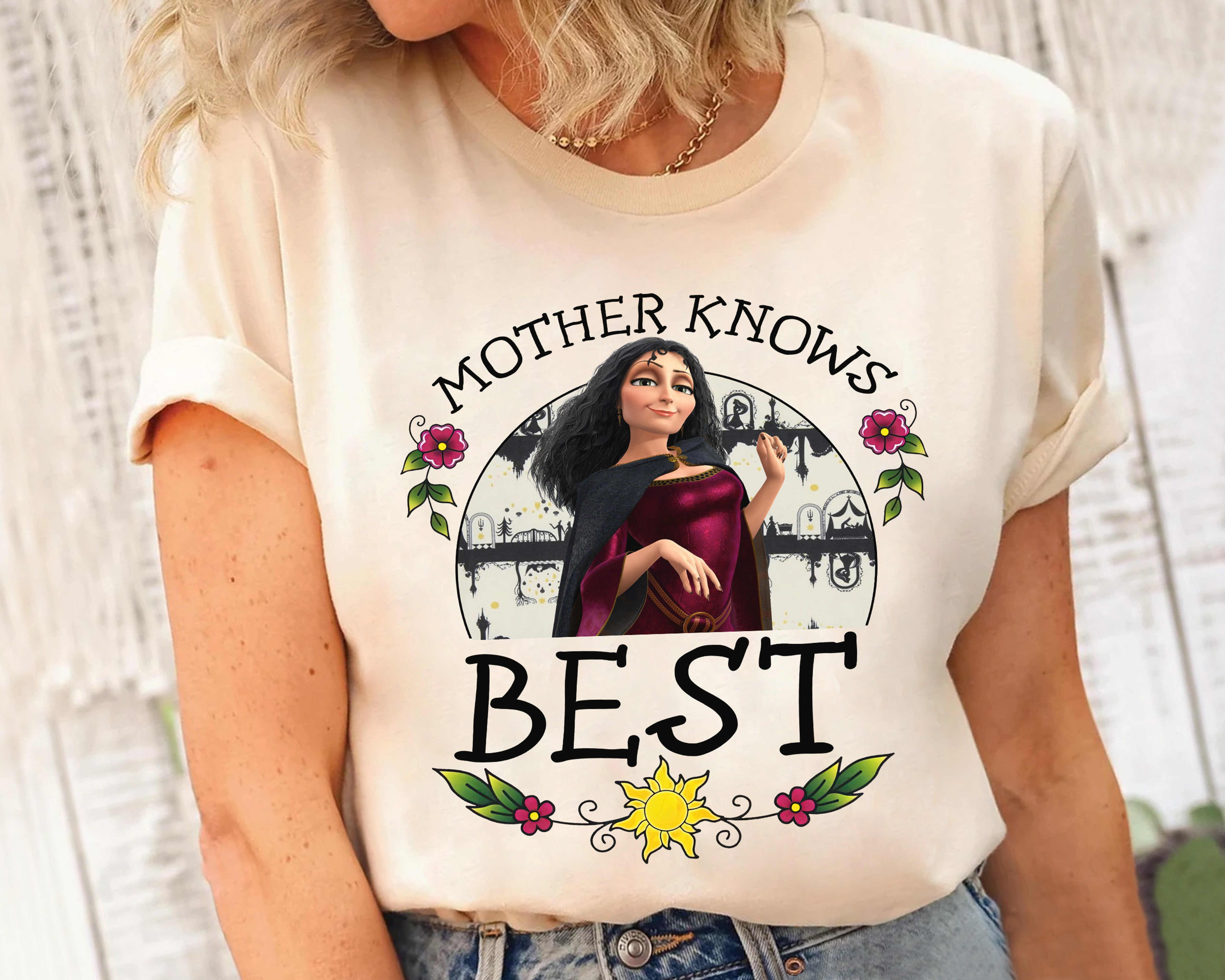 Disney Tangled Mother Gothel Mother Knows Best Tattoo Shirt, Mother's ... Disney Tangled Mother Gothel Mother Knows Best Tattoo Shirt, Mother's ...