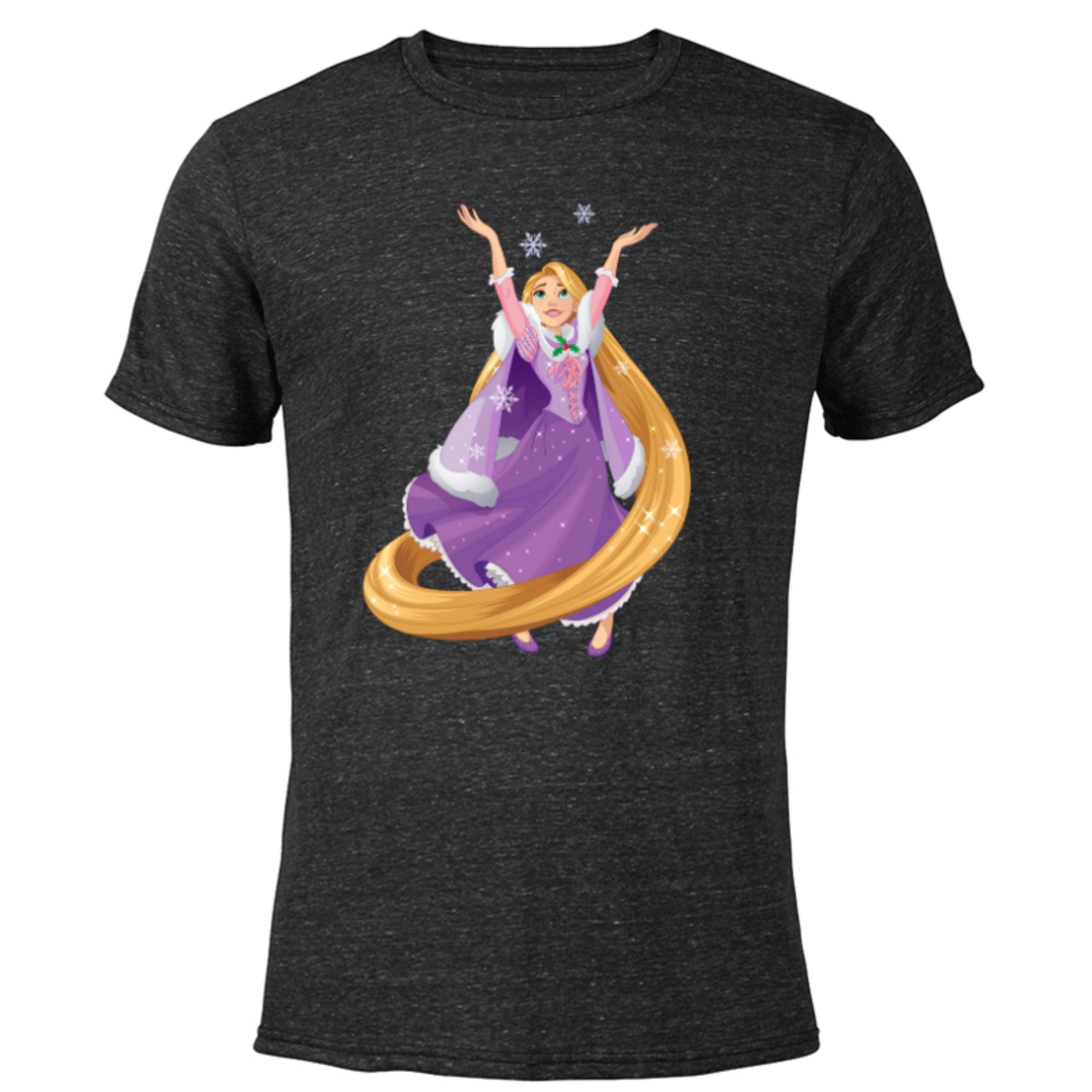 Disney Tangled Princess Rapunzel Holiday - Short Sleeve Blended T-Shirt ...