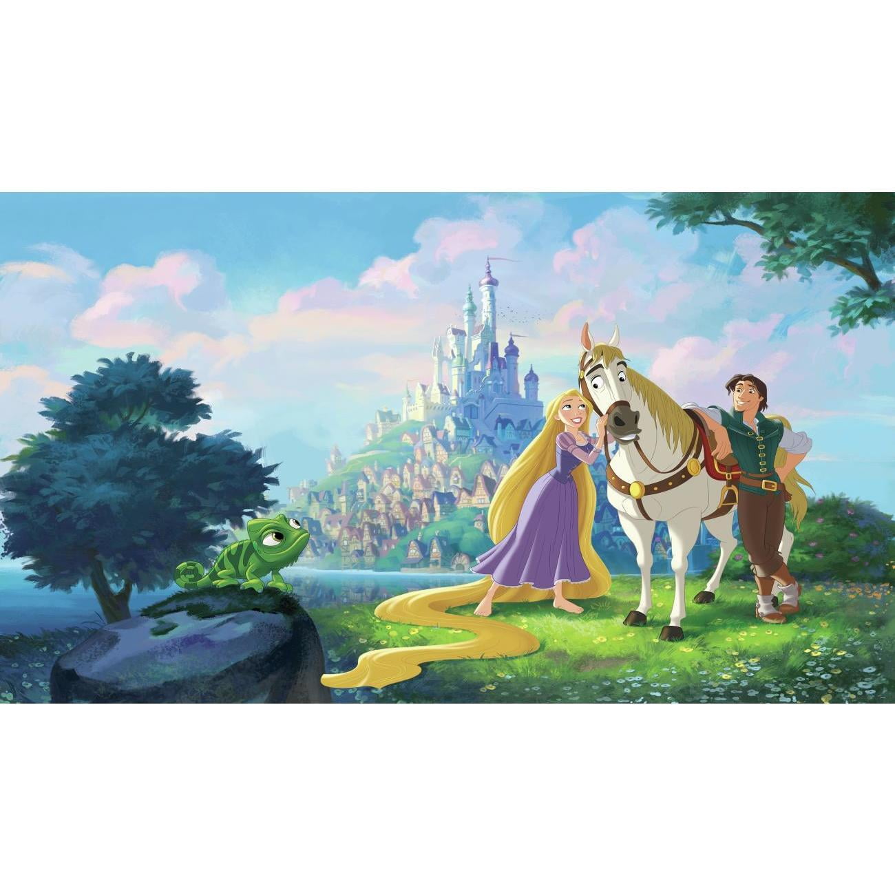 Disney Tangled XL Spray and Stick Wallpaper Mural - Walmart.com