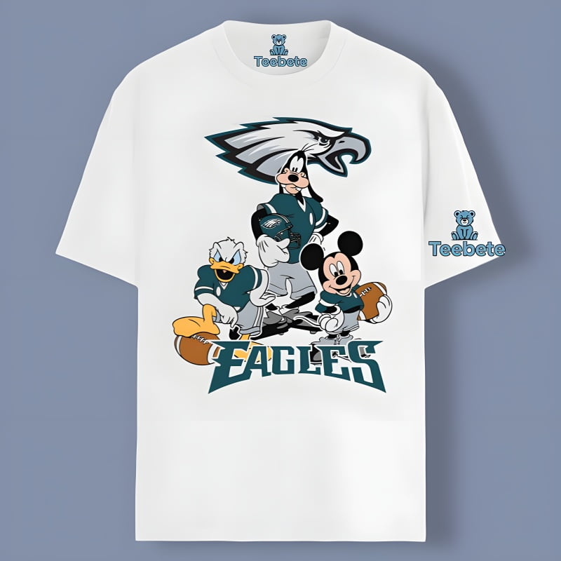 Disney Team Philadelphia Eagles Vintage Regular Shirt Idea - Walmart.com