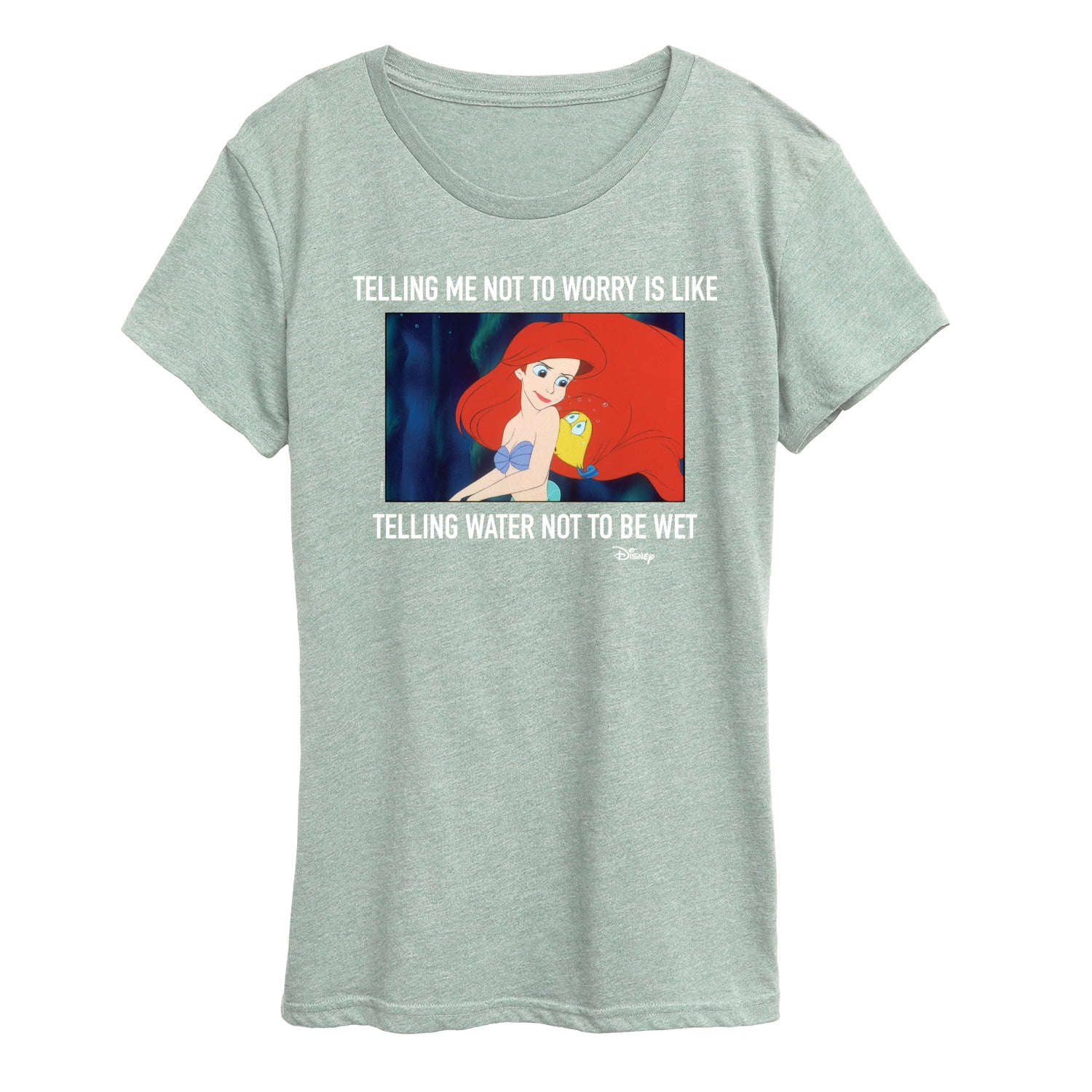 Disney - Telling Not To Worry Like Water Not Wet - Women's Short Sleeve ...