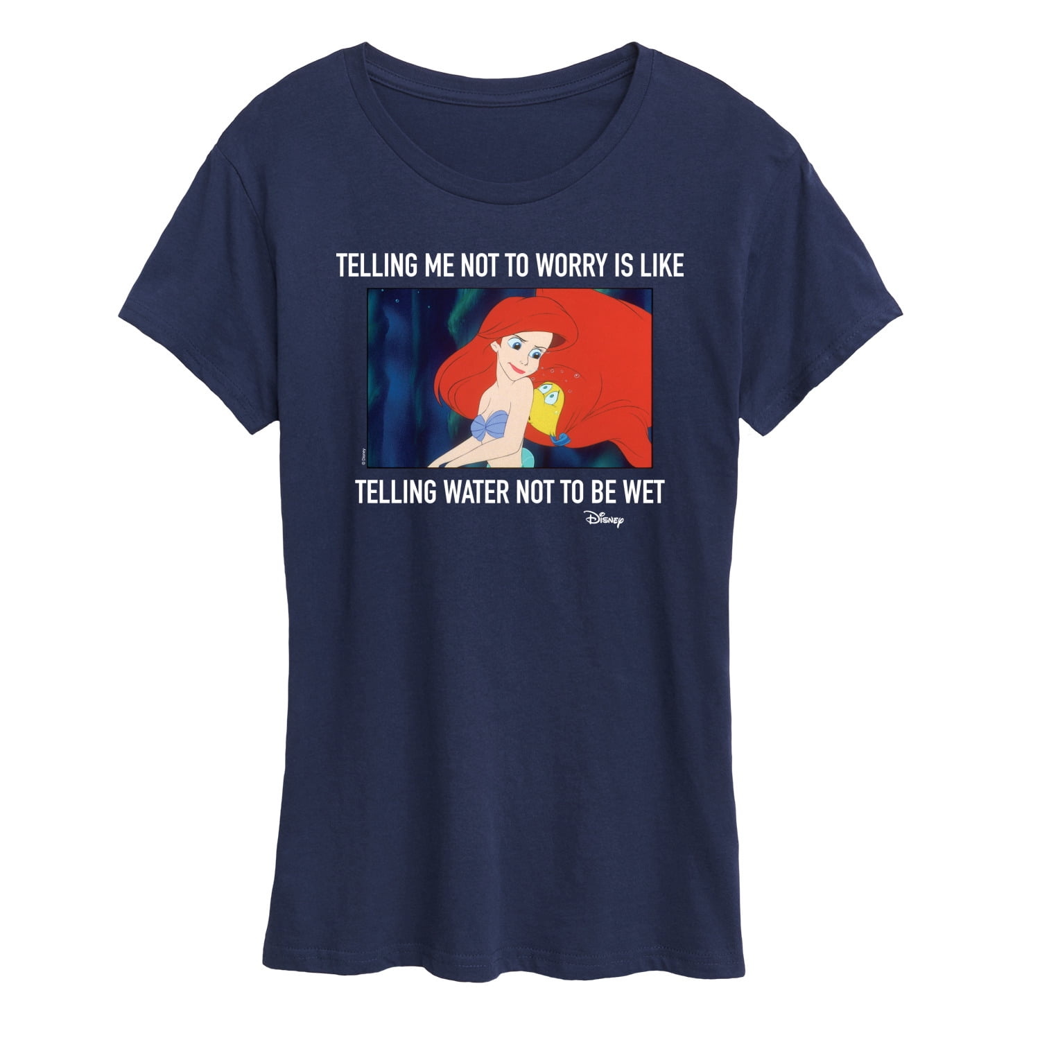 Disney - Telling Not To Worry Like Water Not Wet - Women's Short Sleeve ...