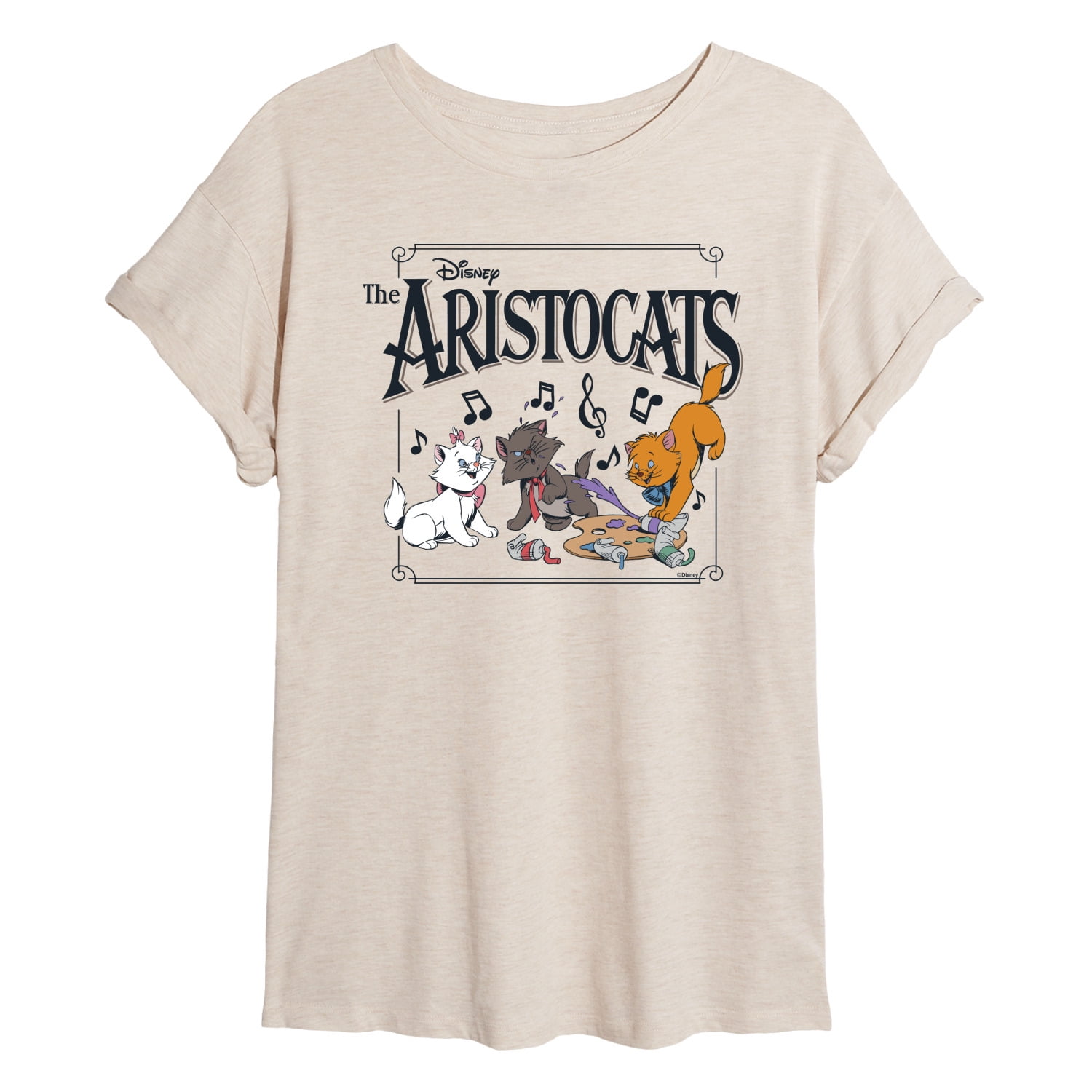 Disney - The Aristocats - Aristocats - Women's Oversized Graphic T ...