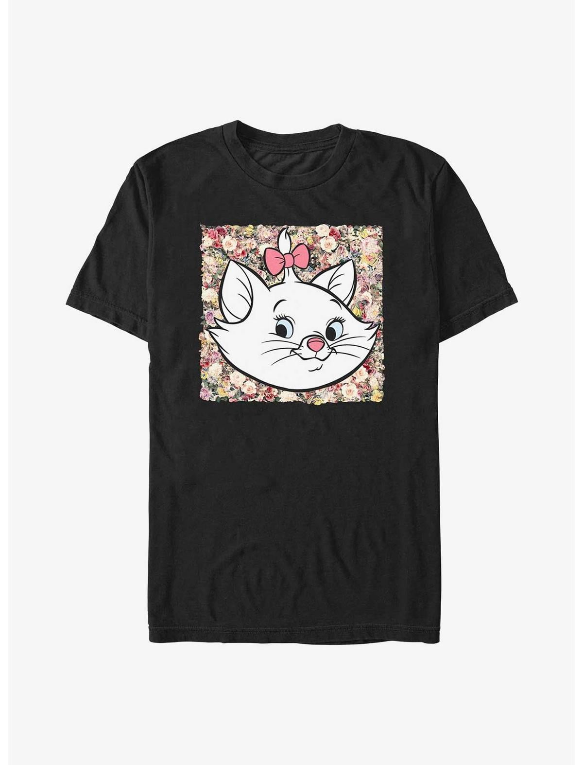 Disney The Aristocats Floral Marie T-Shirt - Walmart.com