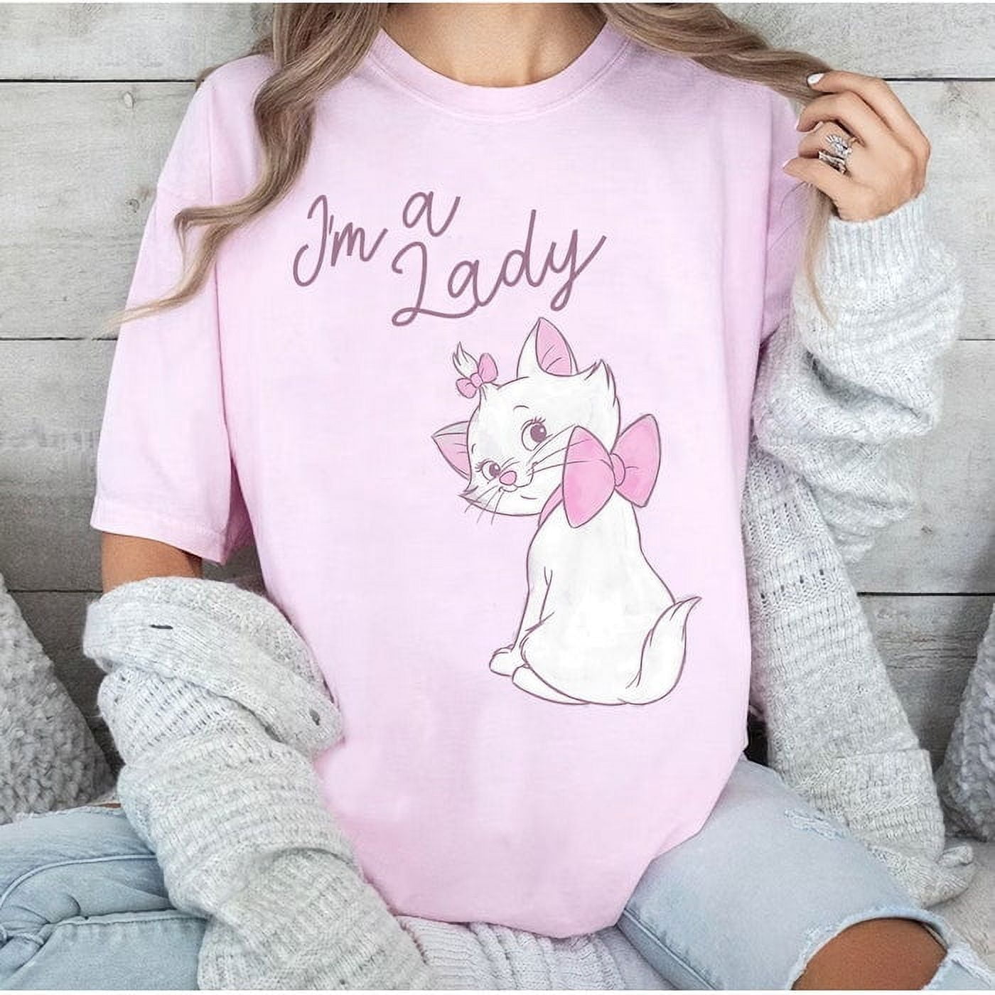Disney The Aristocats Marie I'm A Lady Text Shirt, Disney Family ...