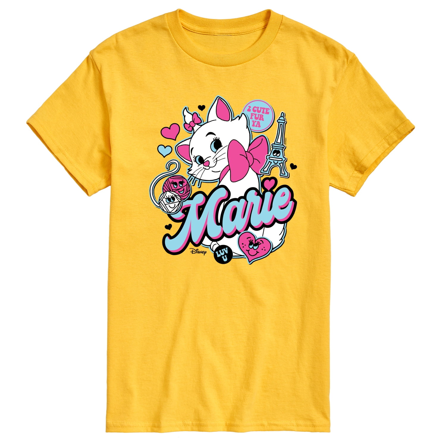 Disney - The Aristocats - Marie Stickers - Men's Short Sleeve Graphic T ...