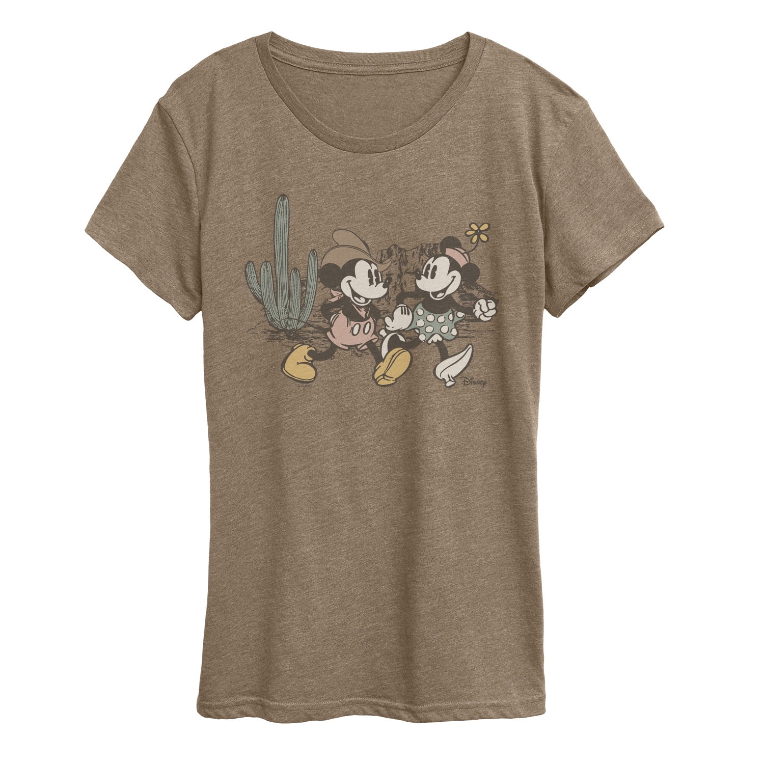 Disney - The Desert Mickey Mouse - Women's Short Sleeve Graphic T-Shirt ...