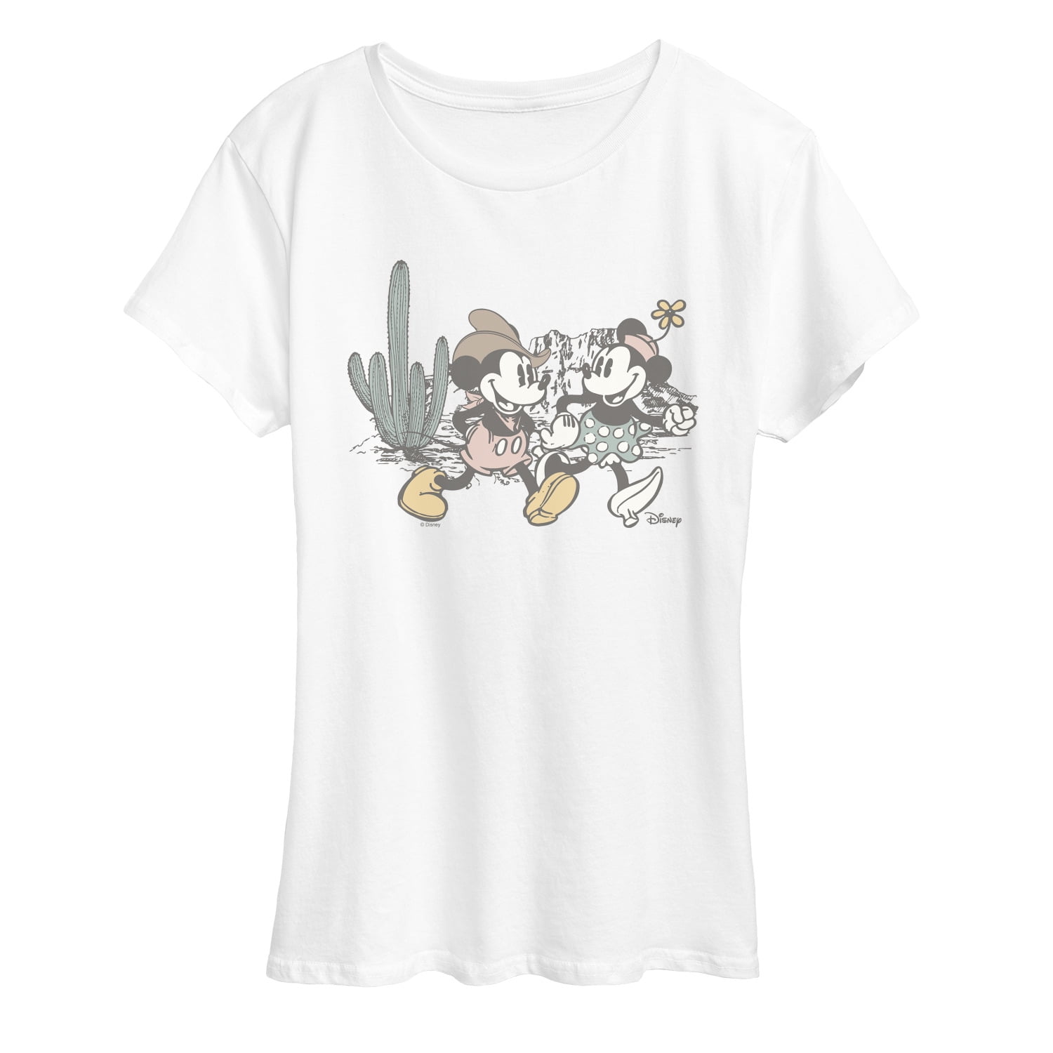 Disney - The Desert Mickey Mouse - Women's Short Sleeve Graphic T-Shirt ...