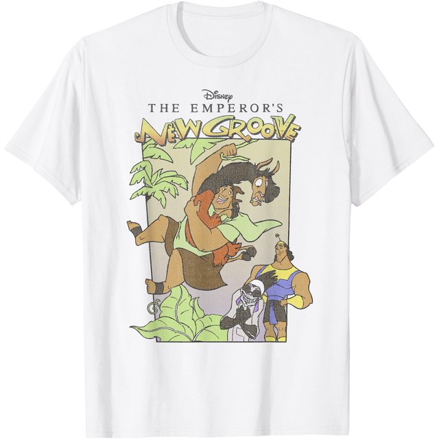 Disney The Emperor's New Groove Group Shot Cartoon Poster T-Shirt ...