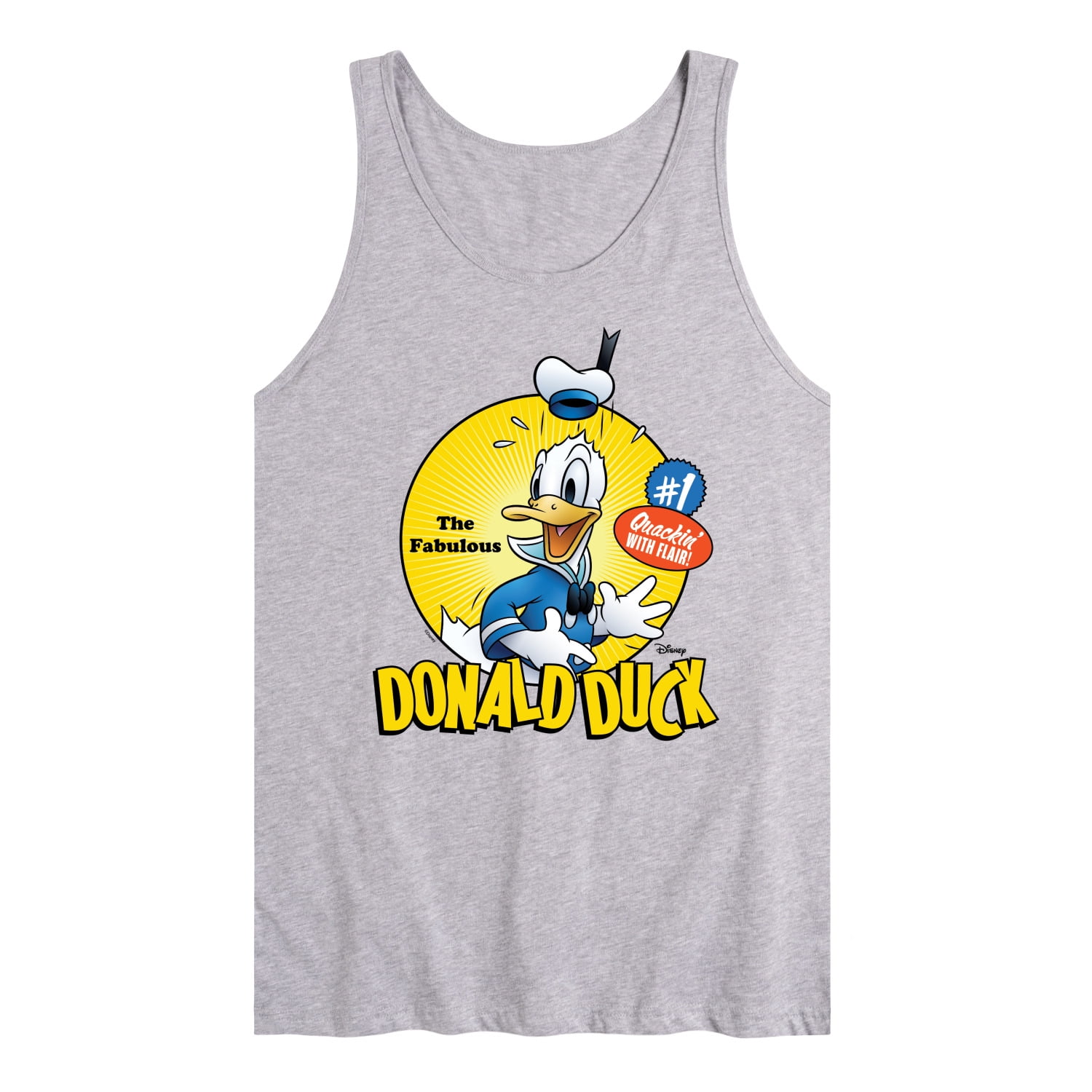 Disney - The Fabulous Donald Duck - Men's Jersey Tank Top - Walmart.com