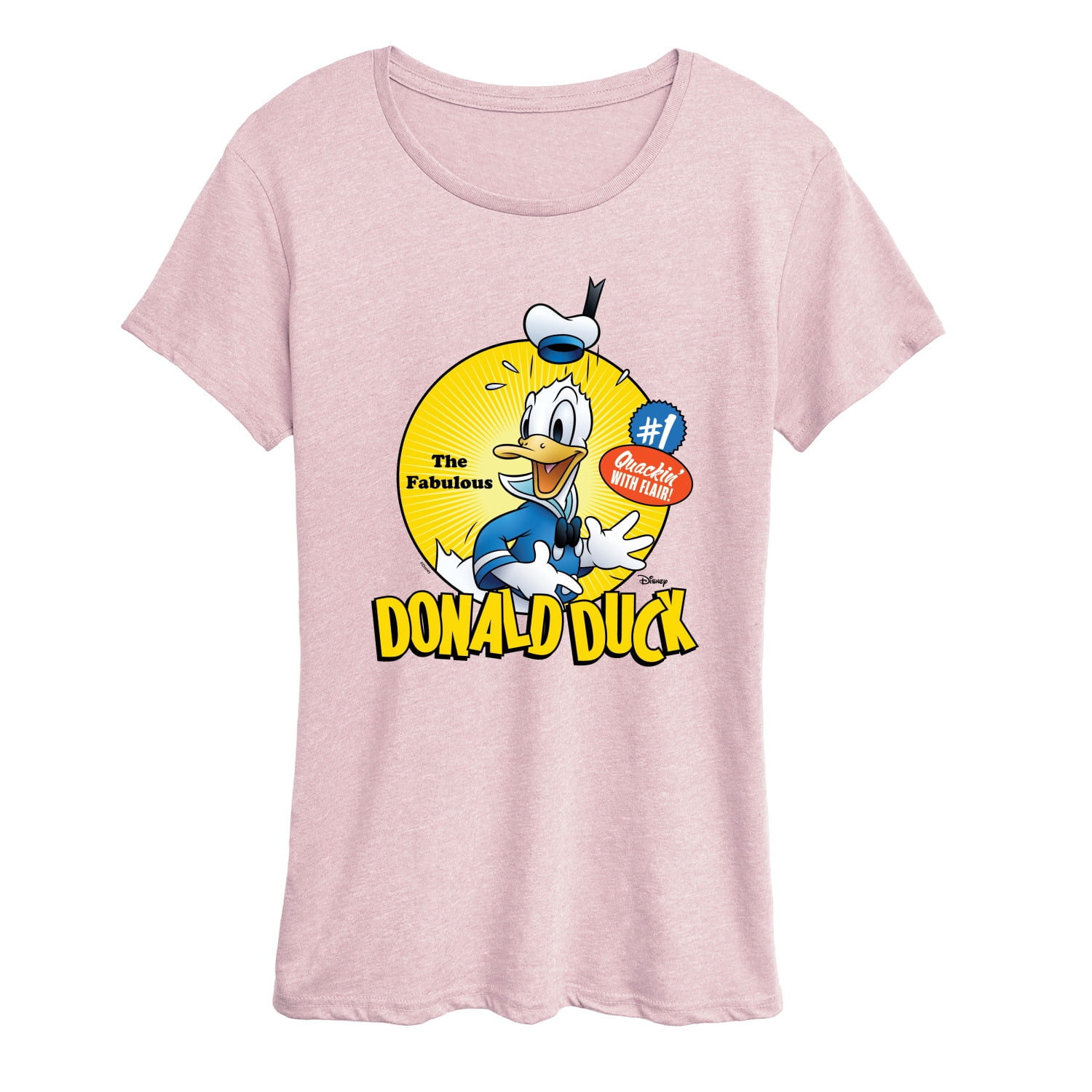 Disney - The Fabulous Donald Duck - Women's Short Sleeve Graphic T ...