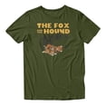 Disney The Fox and the Hound Playful Romp Men's T Shirt (Green, S-XXXL ...