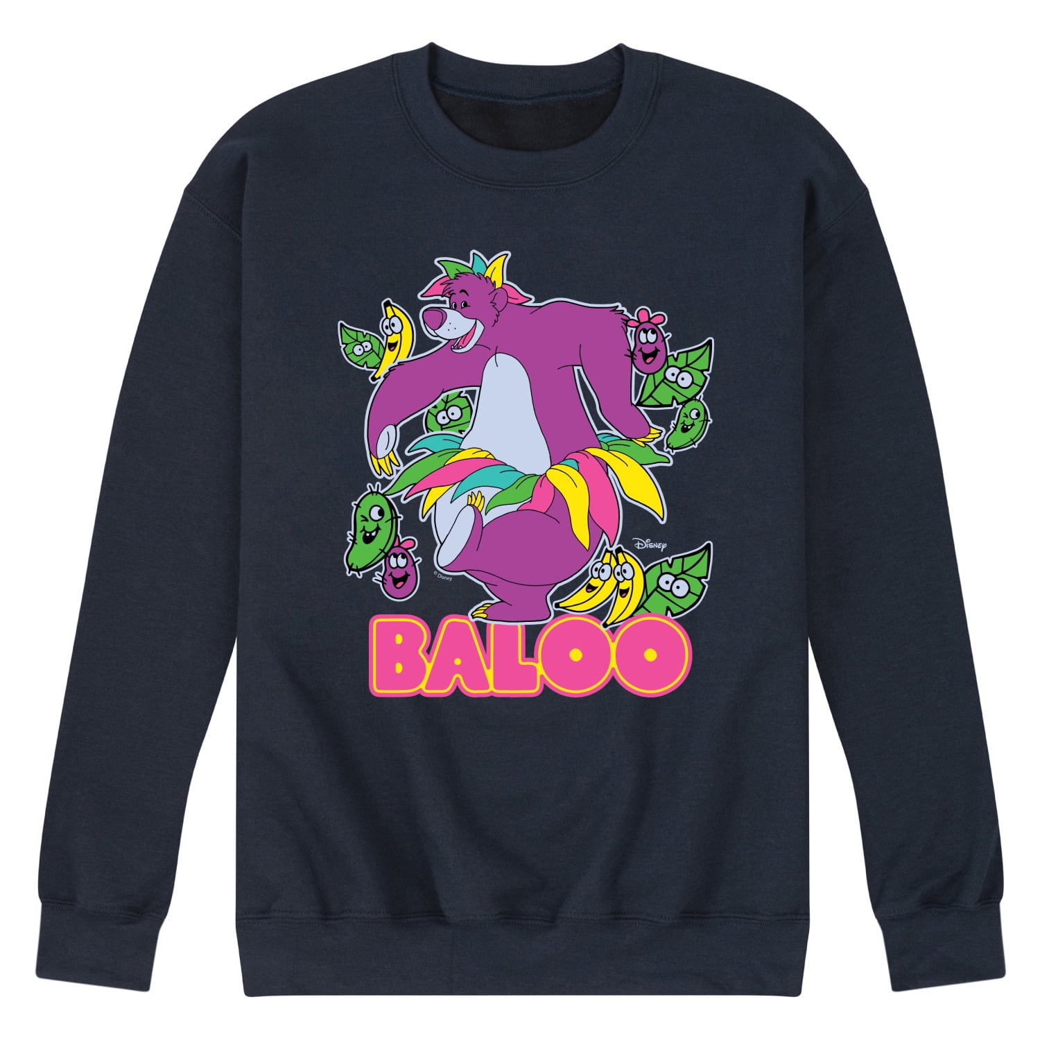 Disney - The Jungle Book - Baloo Stickers - Men's Crew Fleece ...