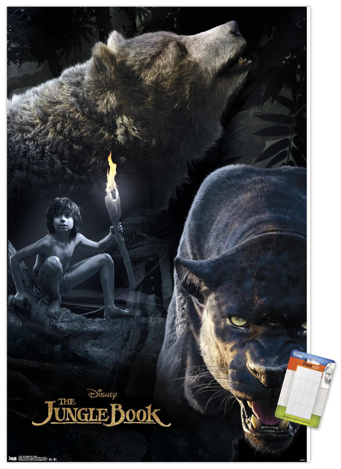 Disney The Jungle Book - Group Wall Poster, 14.725" x 22.375" - Walmart.com