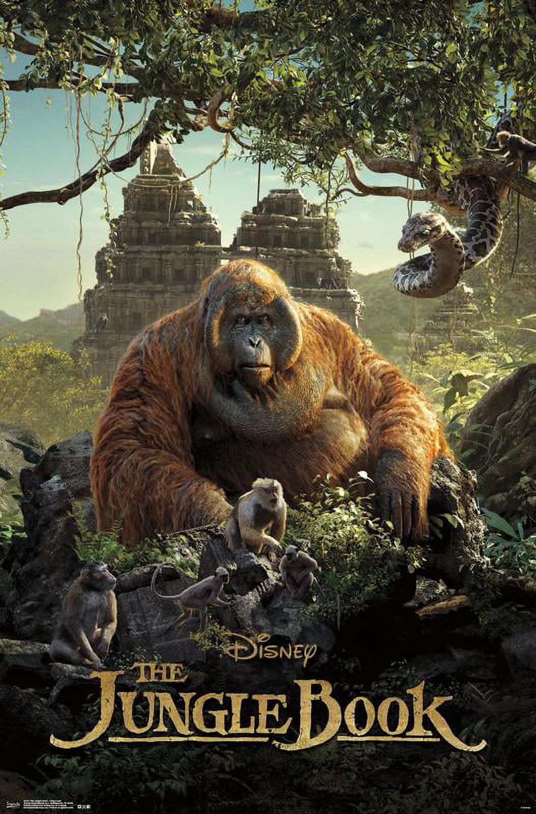 Disney The Jungle Book - King Louie Wall Poster, 22.375" x 34 ...