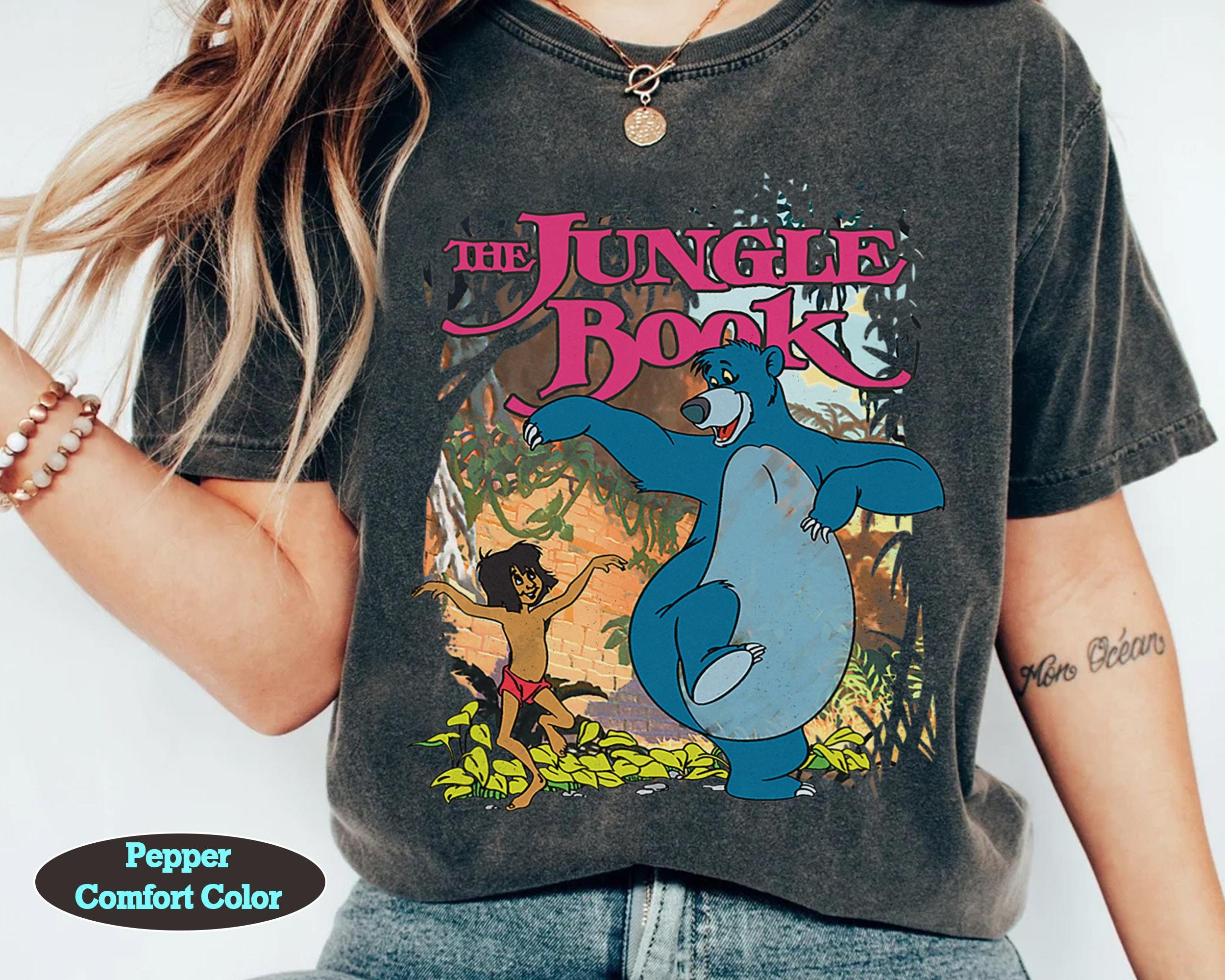 Disney The Jungle Book Mowgli & Baloo Dancing Friends Retro Shirt, Wdw ...