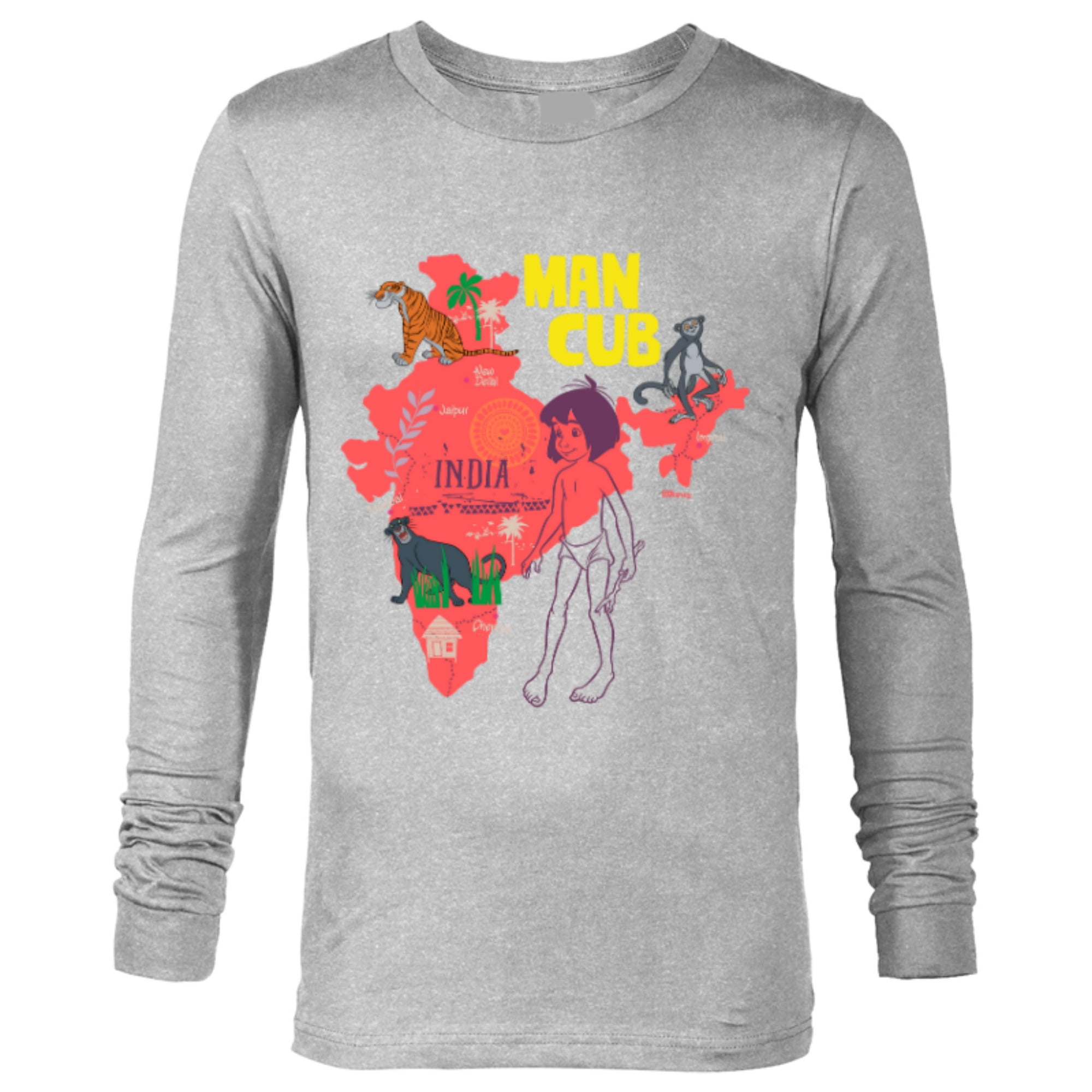 Disney The Jungle Book Mowgli the Man Cub - Long Sleeve T-Shirt for Men ...