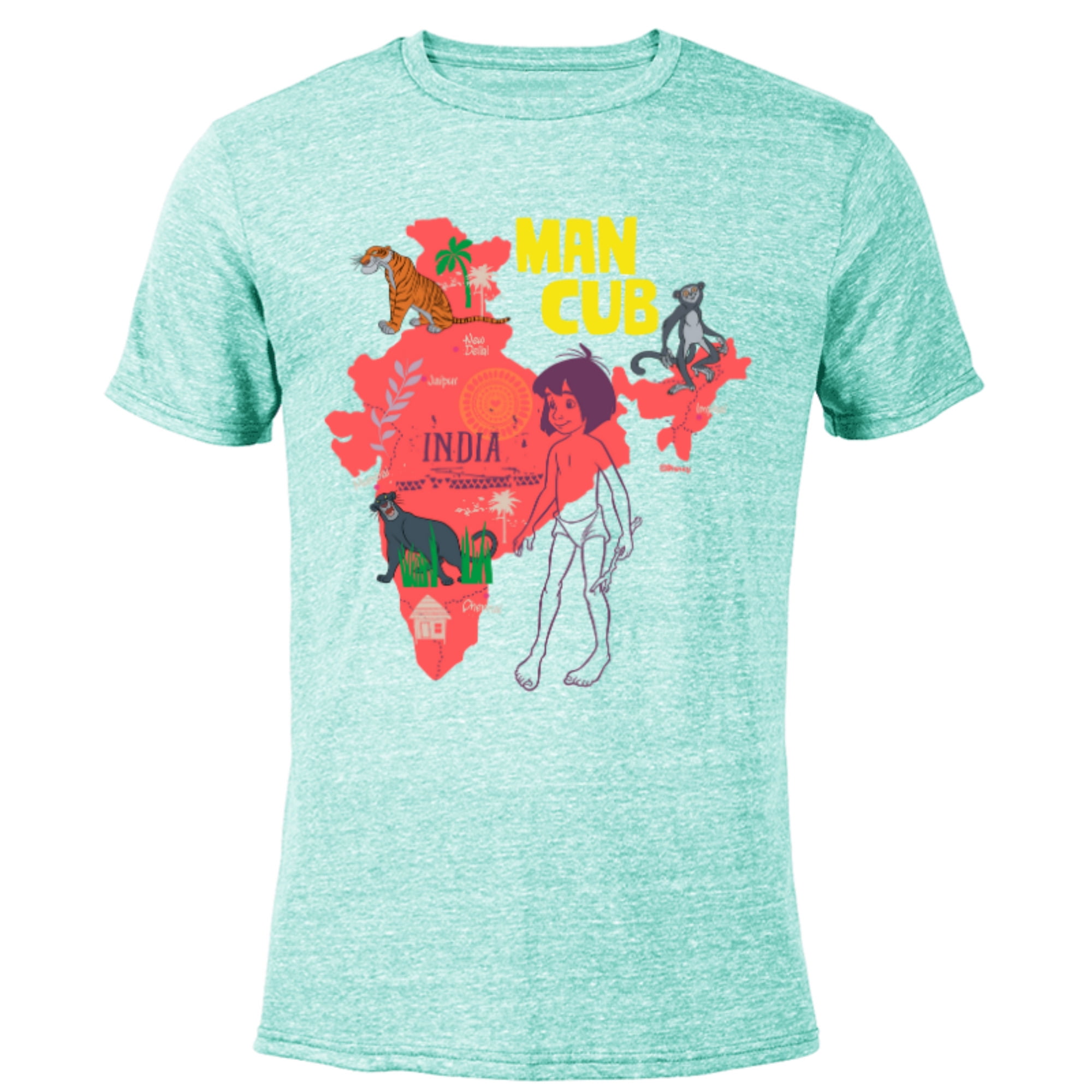 Disney The Jungle Book Mowgli the Man Cub - Short Sleeve Blended T ...