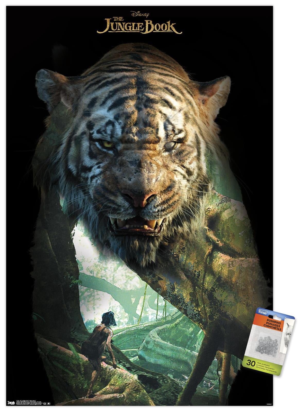 Disney The Jungle Book - Shere Khan 22.37" x 34" Poster, by Trends ...