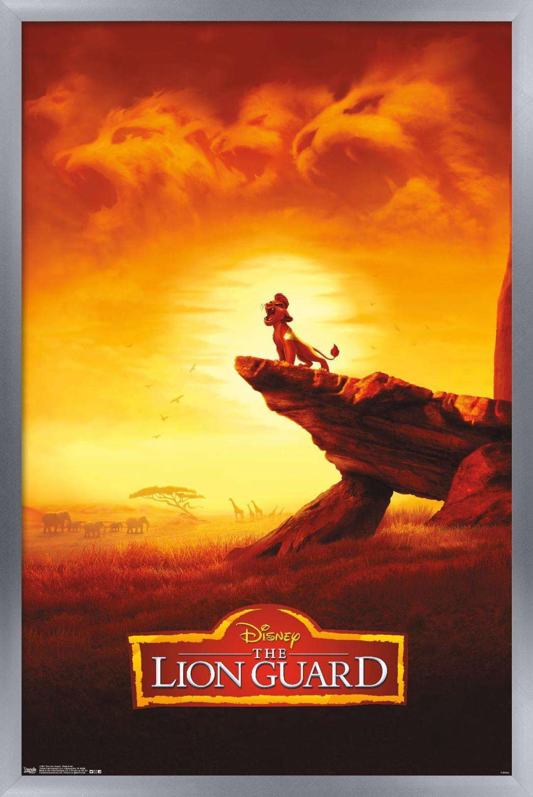 Disney The Lion Guard - Pride Rock Wall Poster, 14.725" x 22.375 ...