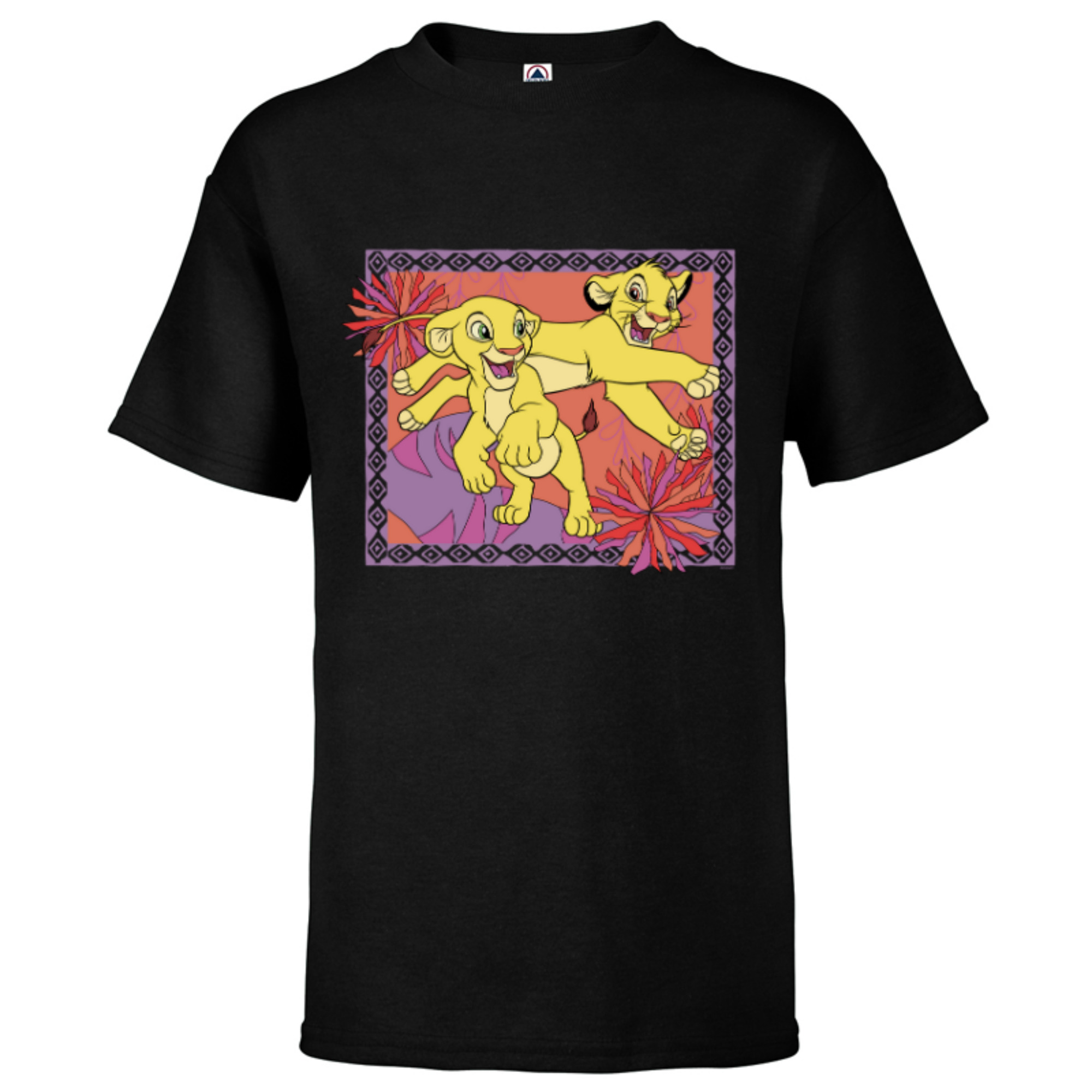Disney The Lion King 30th Anniversary Simba & Nala Cubs - Short Sleeve T-Shirt for Kids ...