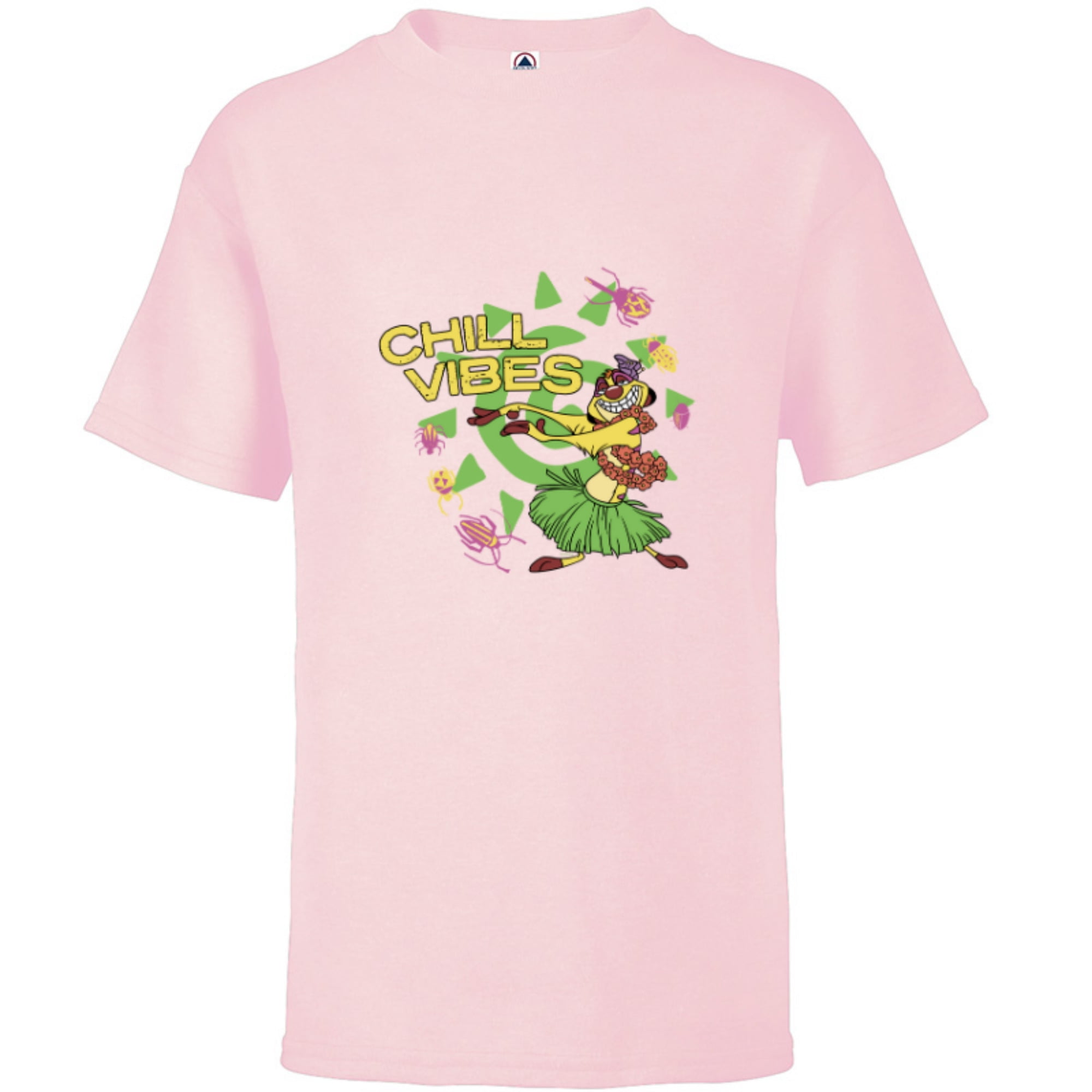 Disney The Lion King 30th Anniversary Timon Hula Chill Vibes - Short Sleeve T-Shirt for Kids ...