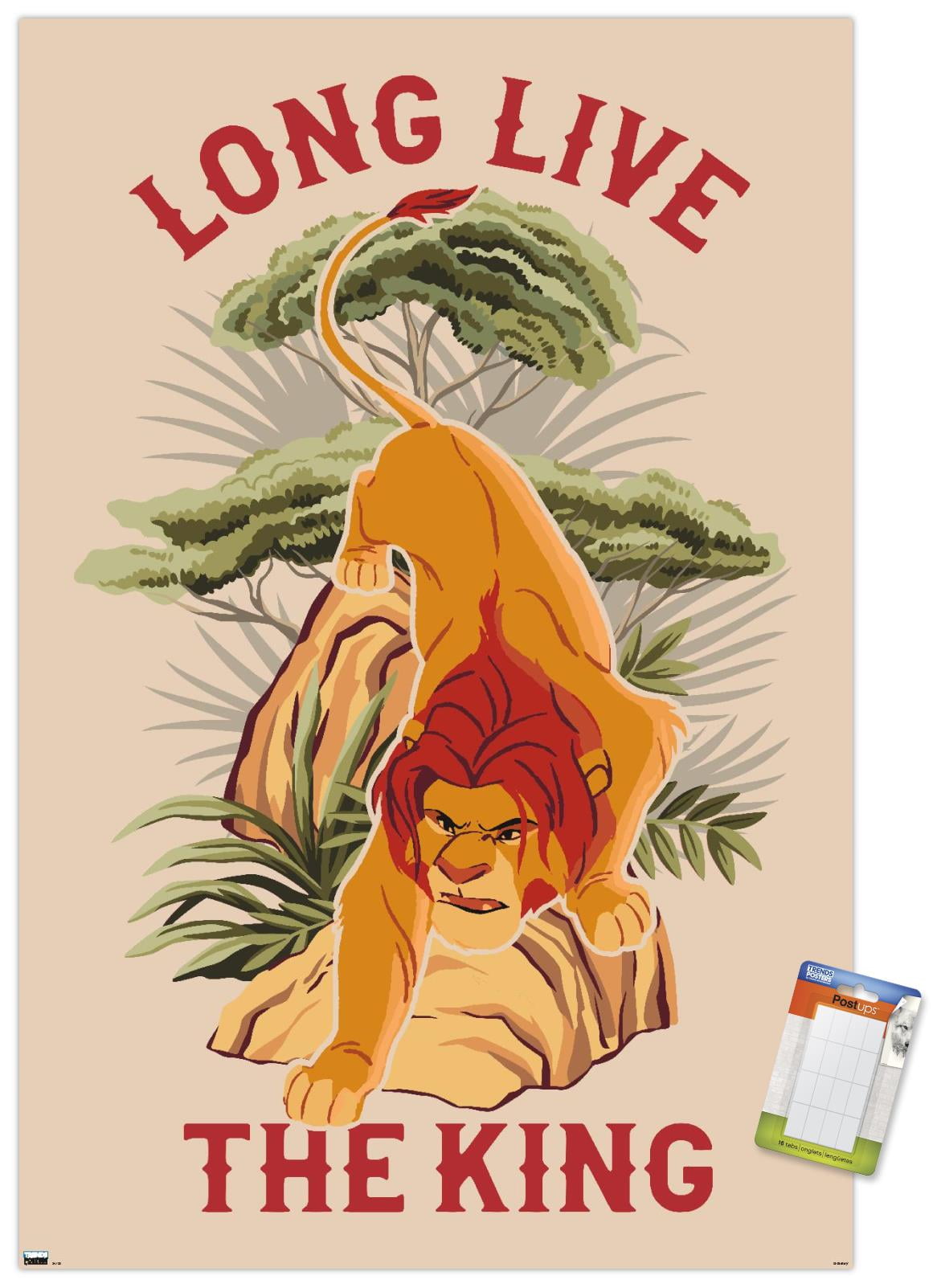 Disney The Lion King 30th - Simba Wall Poster, 22.375" x 34" - Walmart.com