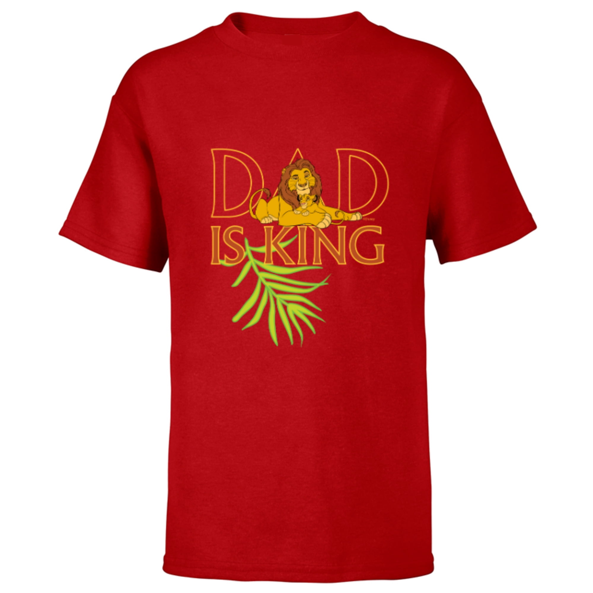 Disney The Lion King Dad is King Mufasa & Simba Father’s Day - Short ...