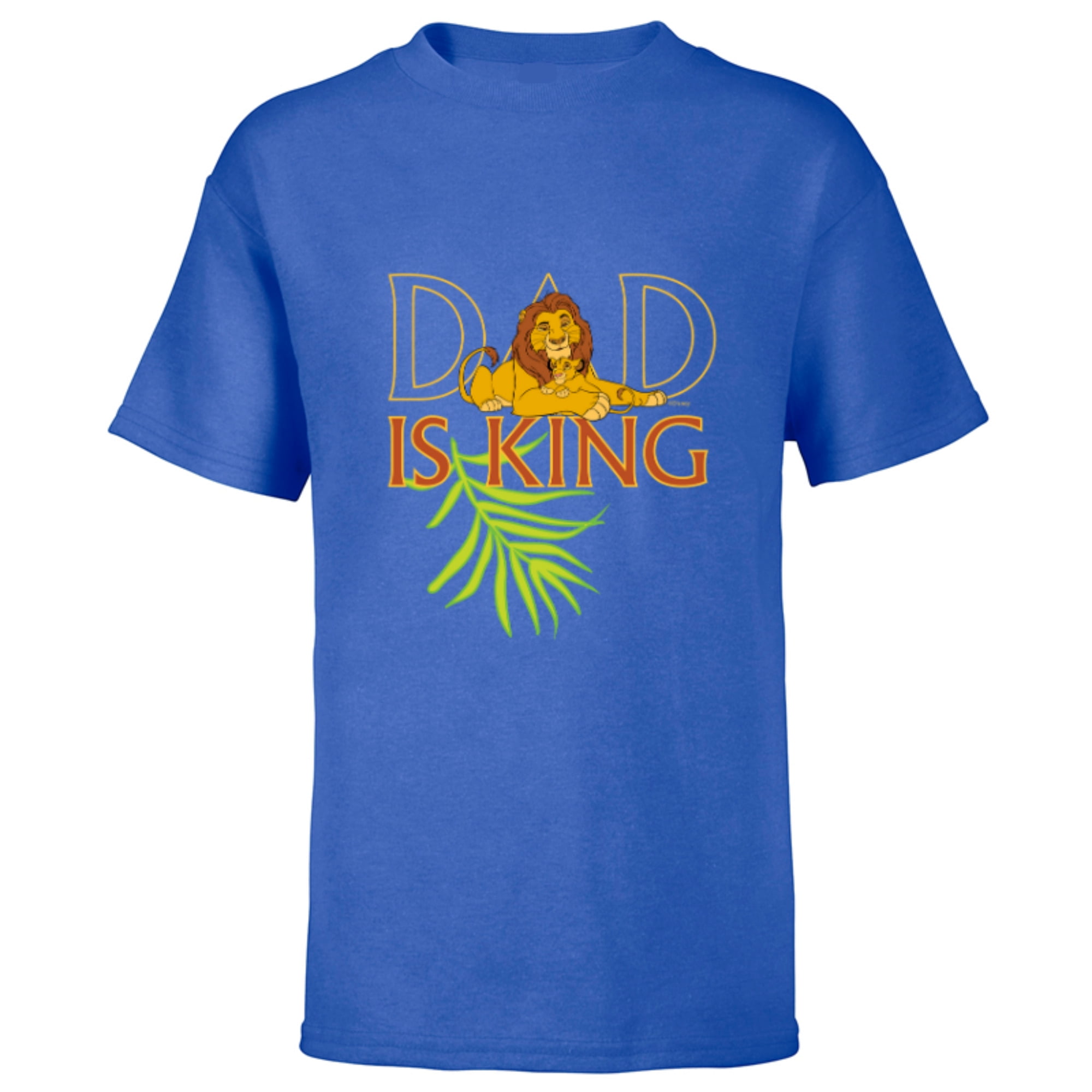 Disney The Lion King Dad is King Mufasa & Simba Father’s Day - Short ...