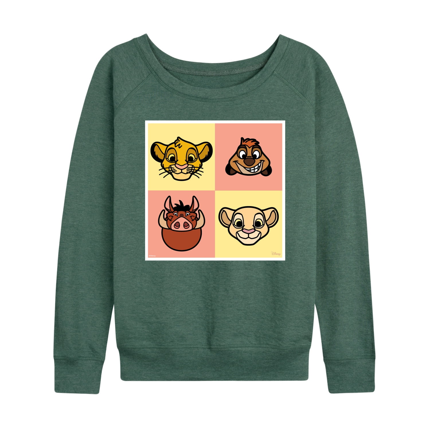 Disney - The Lion King - Faces Lion King - Women's Lightweight French ...