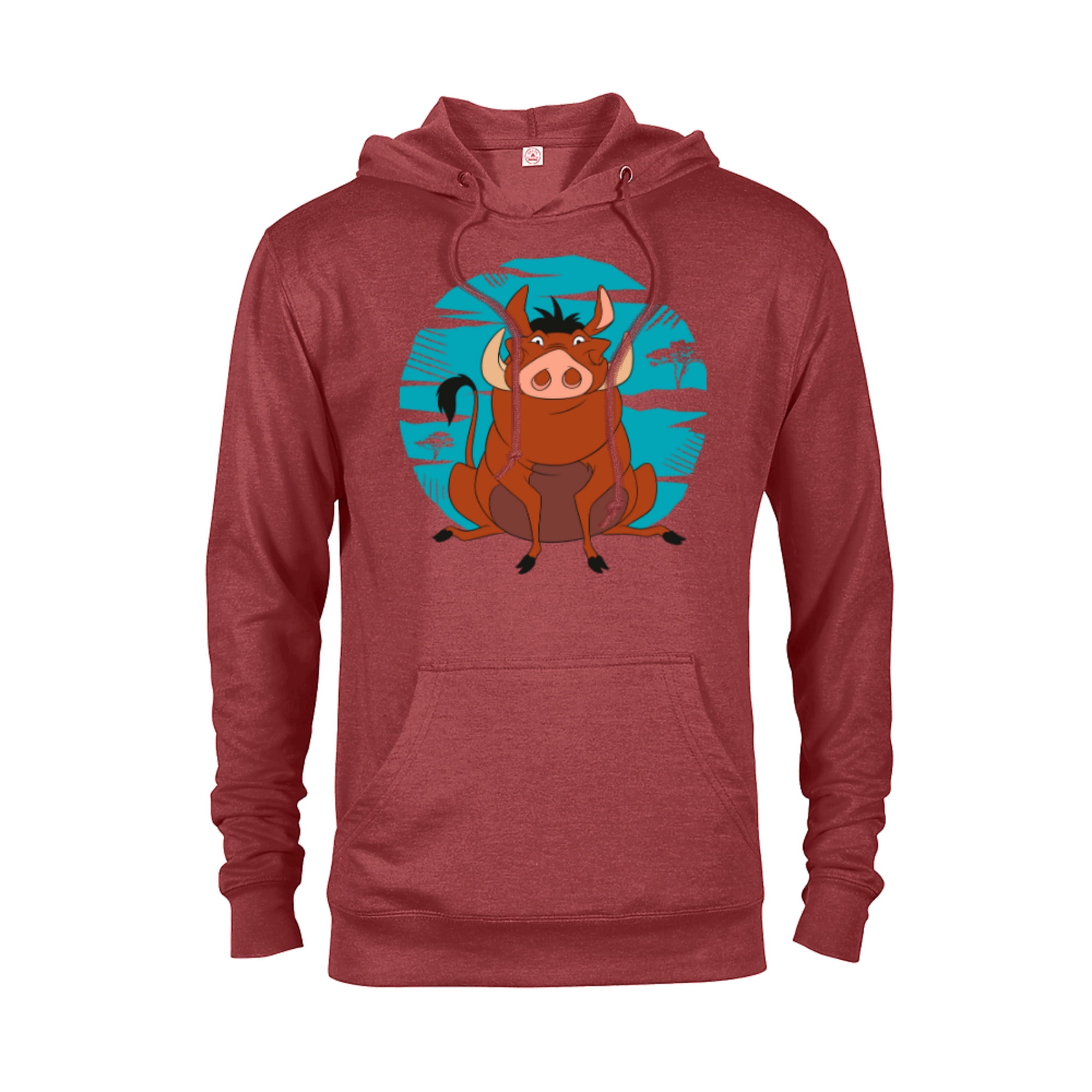 Disney The Lion King Happy Pumbaa - Pullover Hoodie for Adults ...