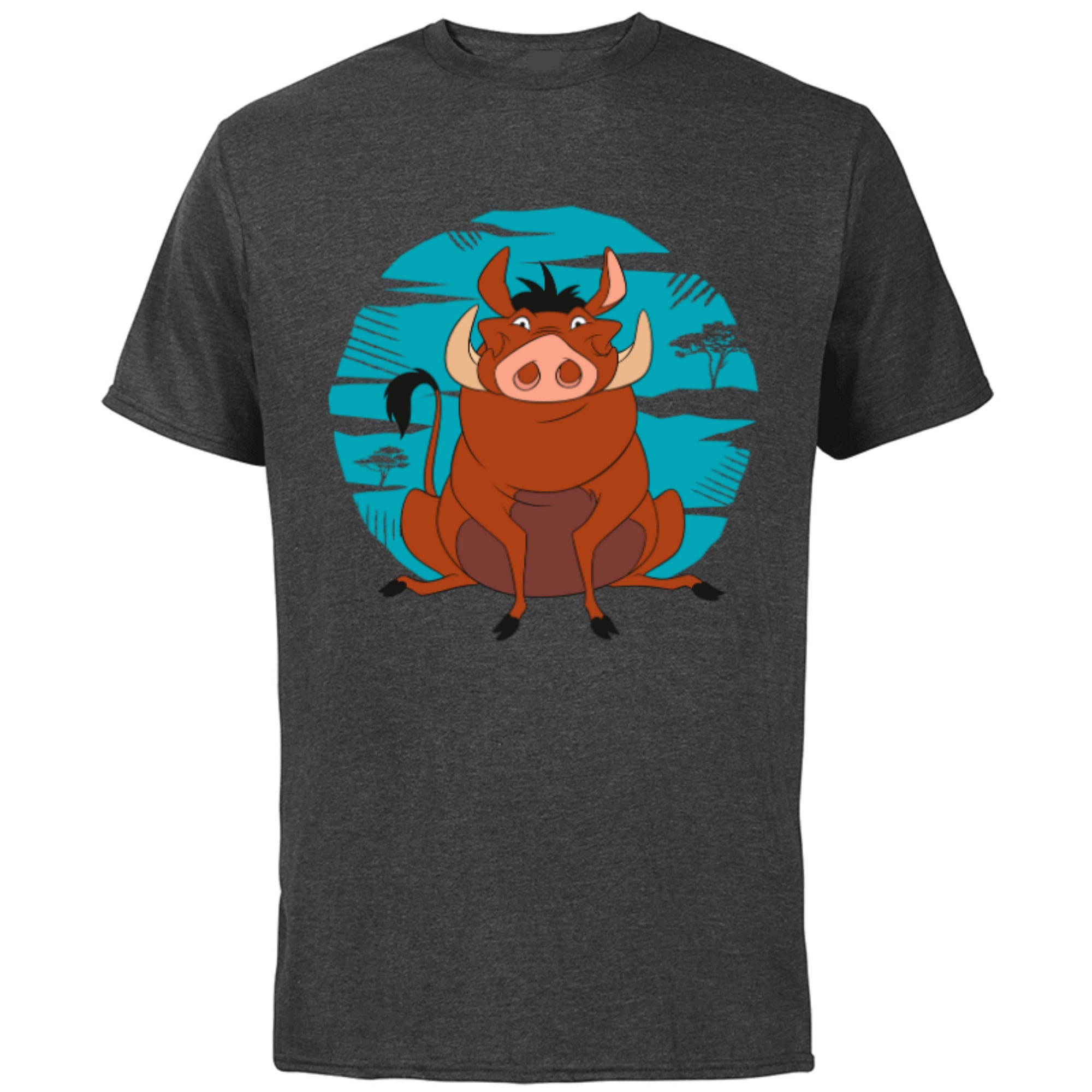 Disney The Lion King Happy Pumbaa - Short Sleeve Cotton T-Shirt for ...