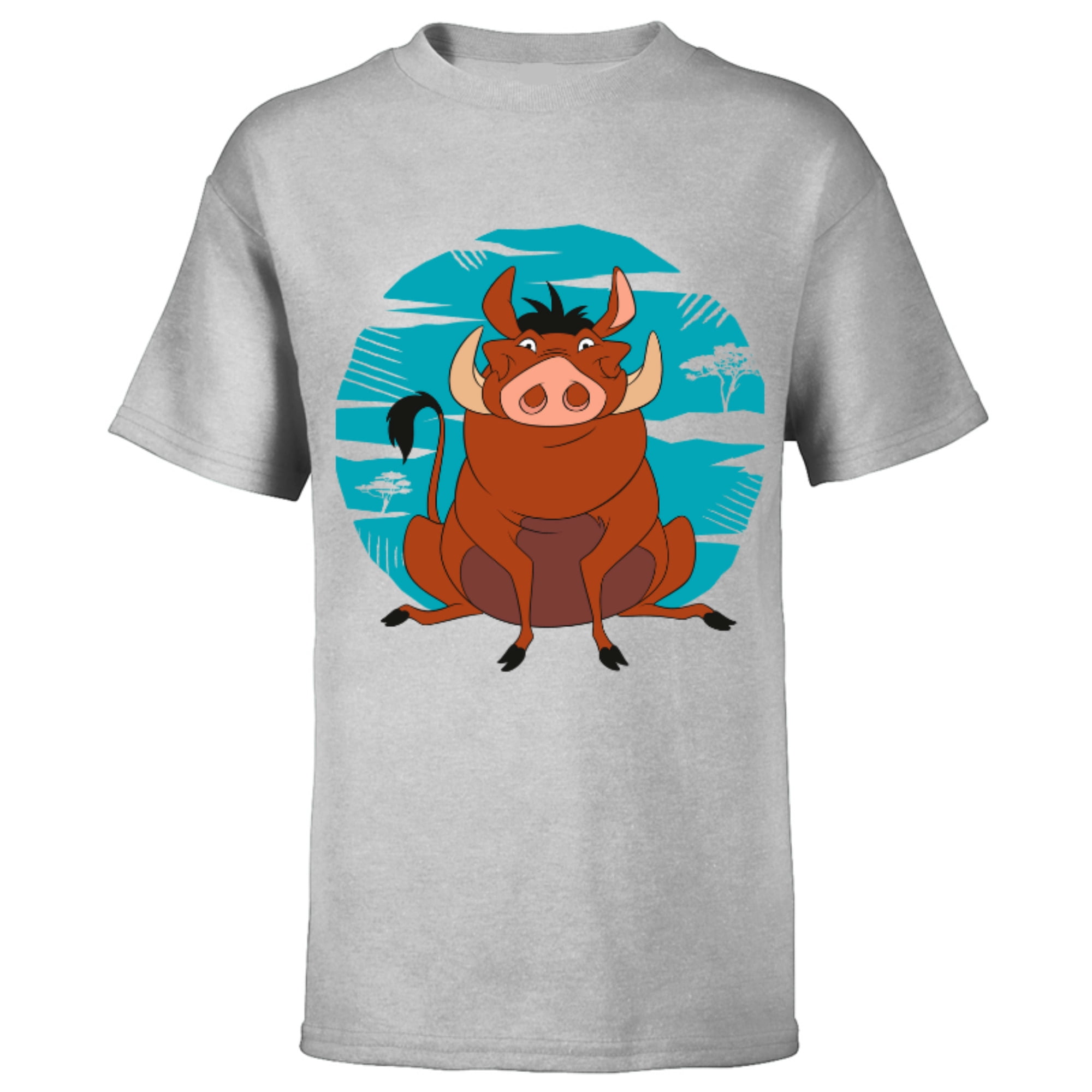 Disney The Lion King Happy Pumbaa - Short Sleeve T-Shirt for Kids ...