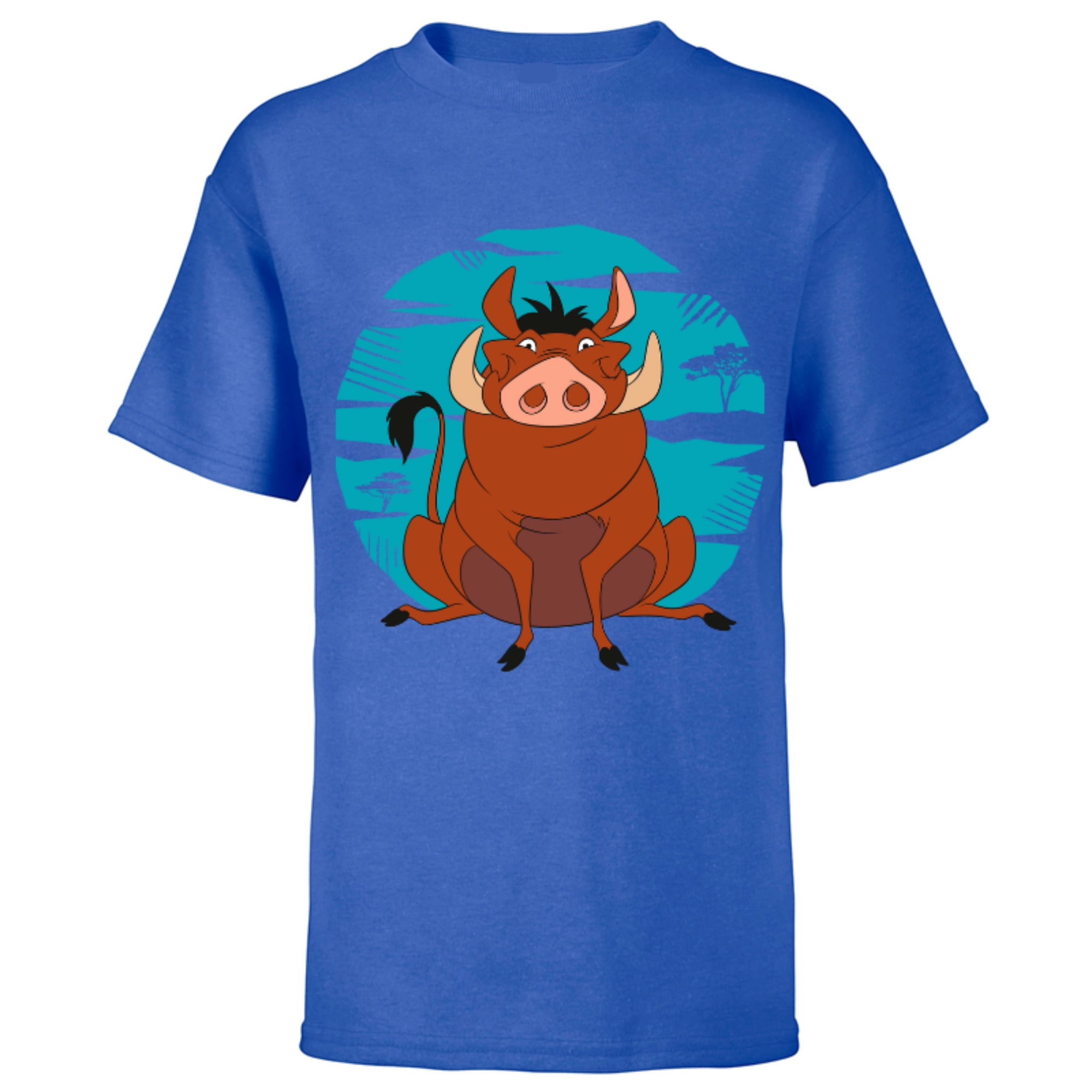 Disney The Lion King Happy Pumbaa - Short Sleeve T-Shirt for Kids ...
