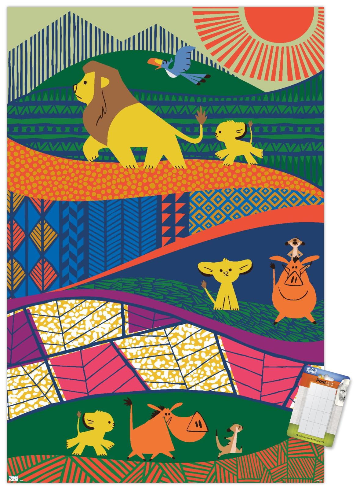 Disney The Lion King - Mufasa And Simba Wall Poster, 14.725" x 22.375 ...