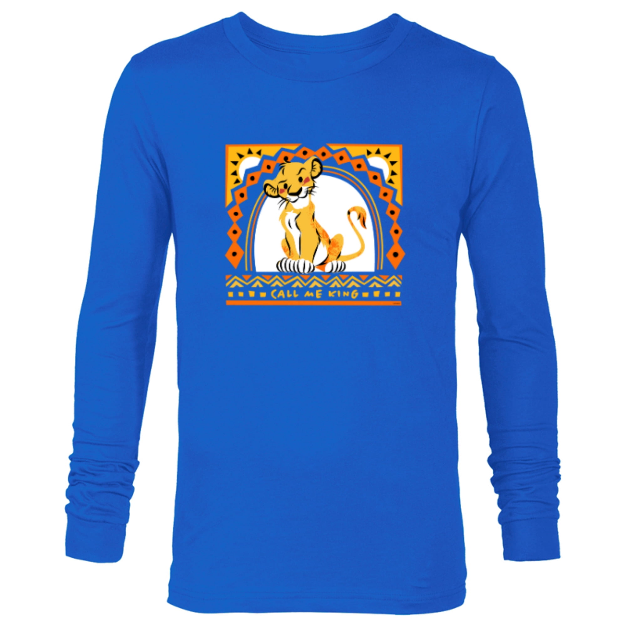 Disney The Lion King Simba Call Me King - Long Sleeve T-Shirt for Men ...