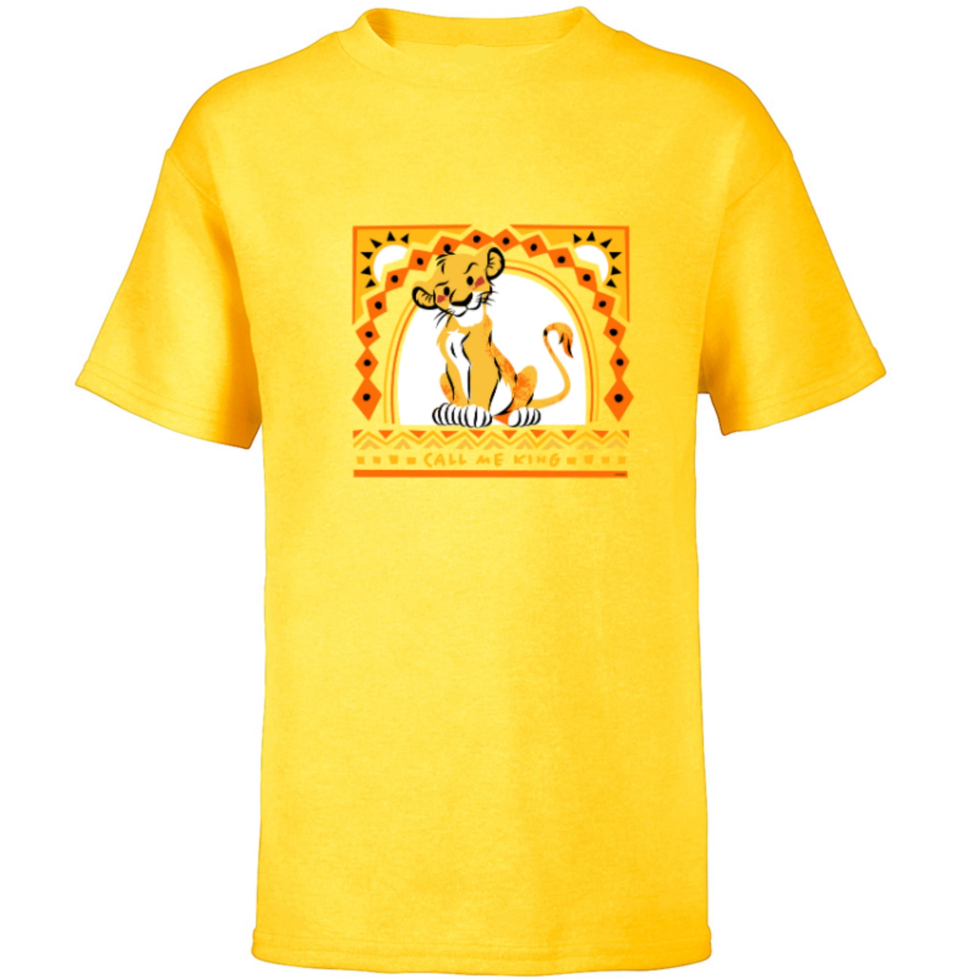 Disney The Lion King Simba Call Me King - Short Sleeve T-Shirt for Kids ...