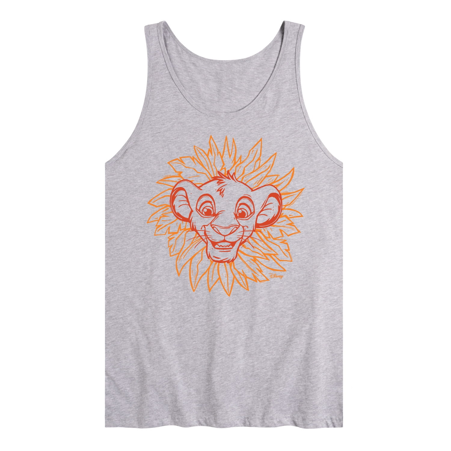 Disney - The Lion King - Simba Linocut - Men's Jersey Tank Top ...