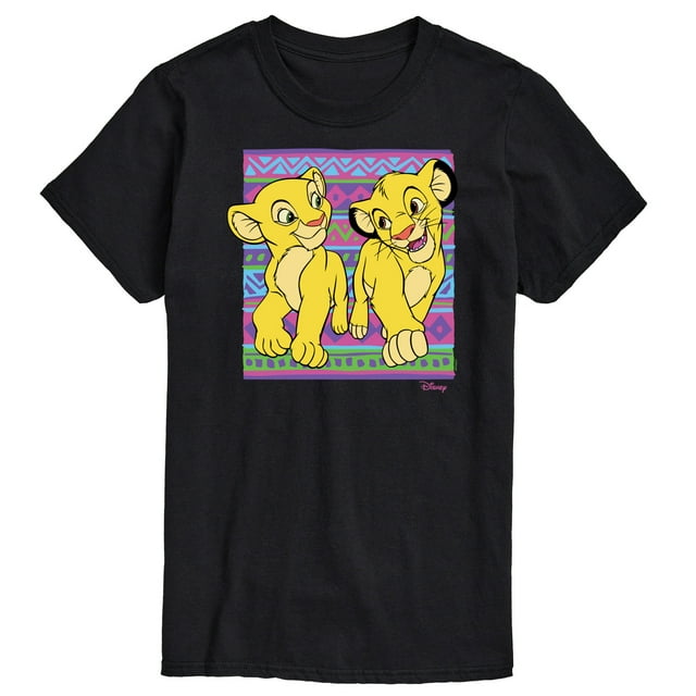 Disney - The Lion King - Simba Nala Pattern - Men's Short Sleeve ...