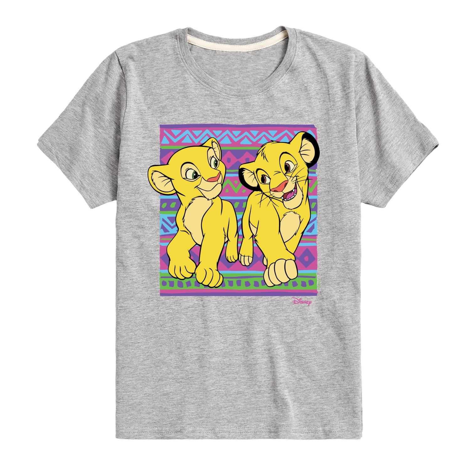 Disney - The Lion King - Simba Nala Pattern - Toddler & Youth Short ...