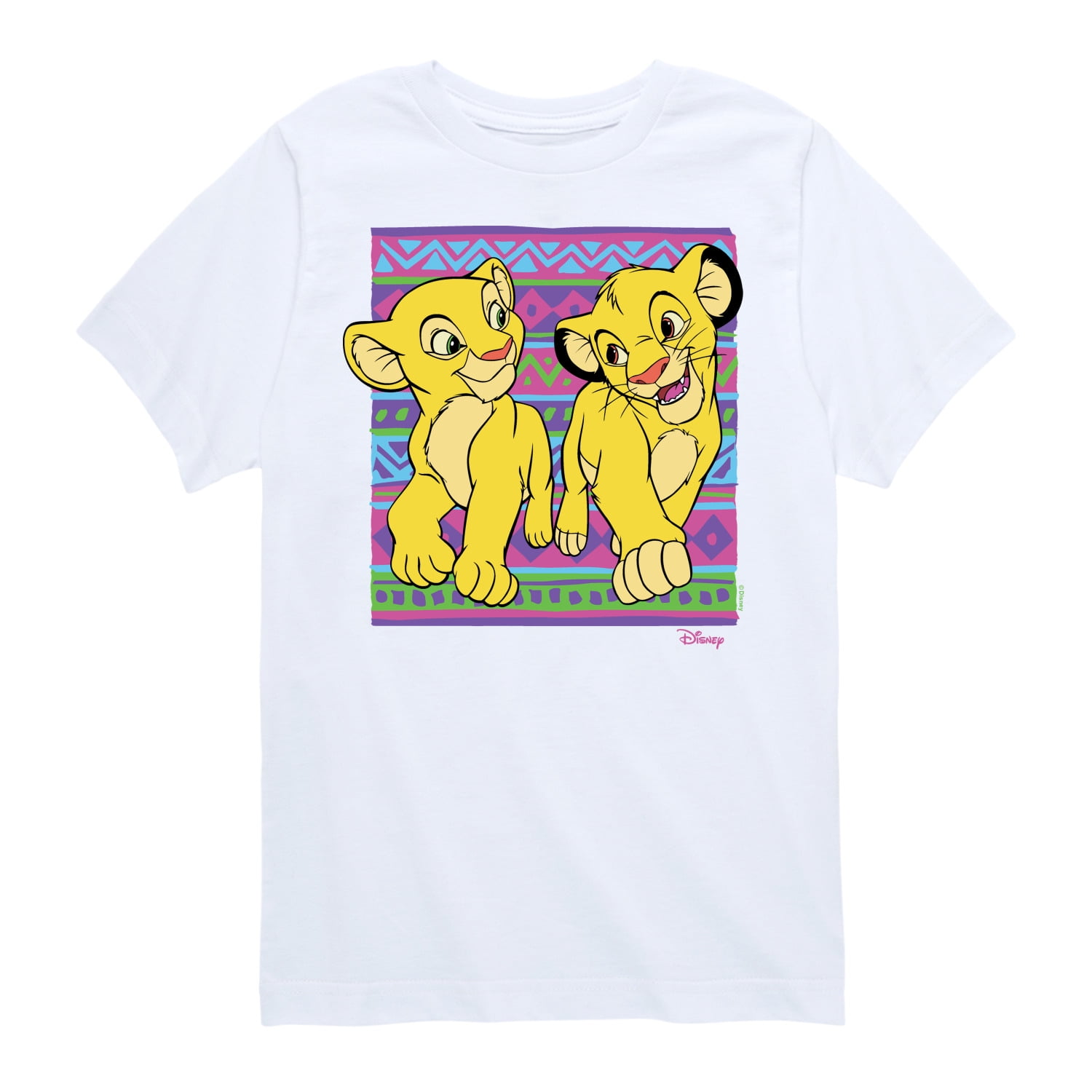 Disney - The Lion King - Simba Nala Pattern - Toddler & Youth Short ...