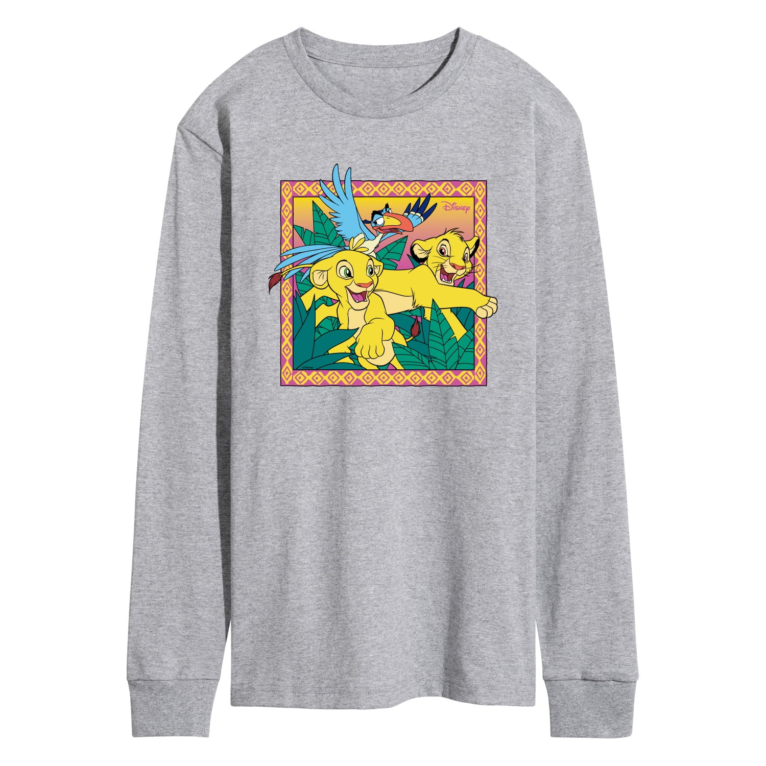 Disney - The Lion King - Simba Nala Zazu - Men's Long Sleeve T-Shirt ...