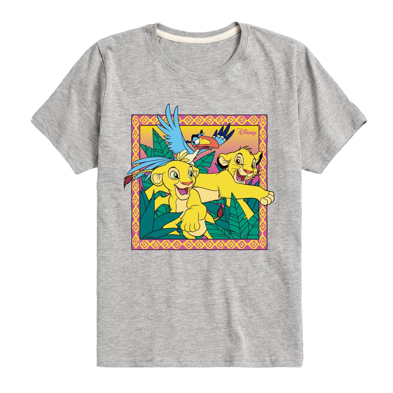 Disney - The Lion King - Simba Nala Zazu - Toddler & Youth Short Sleeve ...