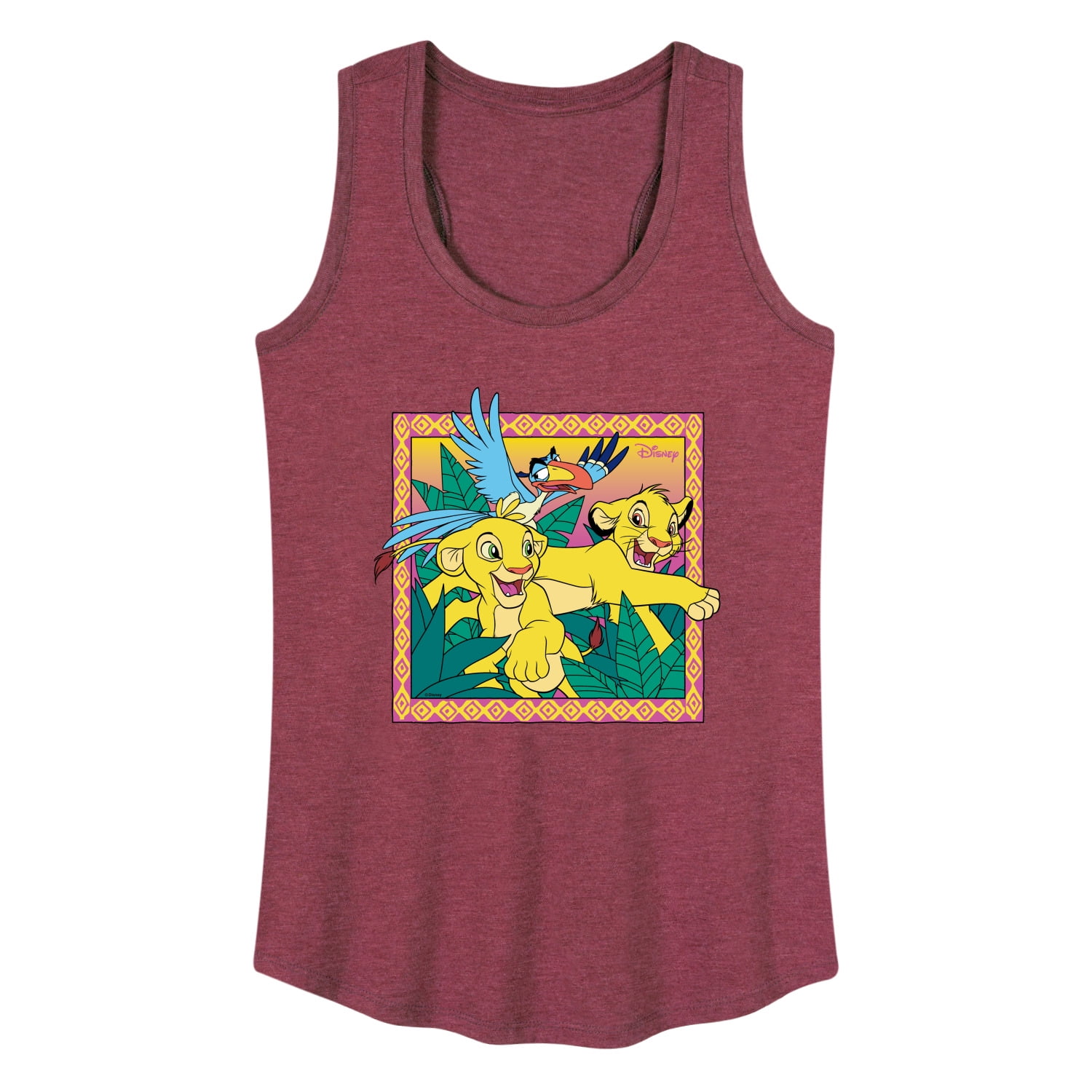 Disney - The Lion King - Simba Nala Zazu - Women's Racerback Tank Top ...