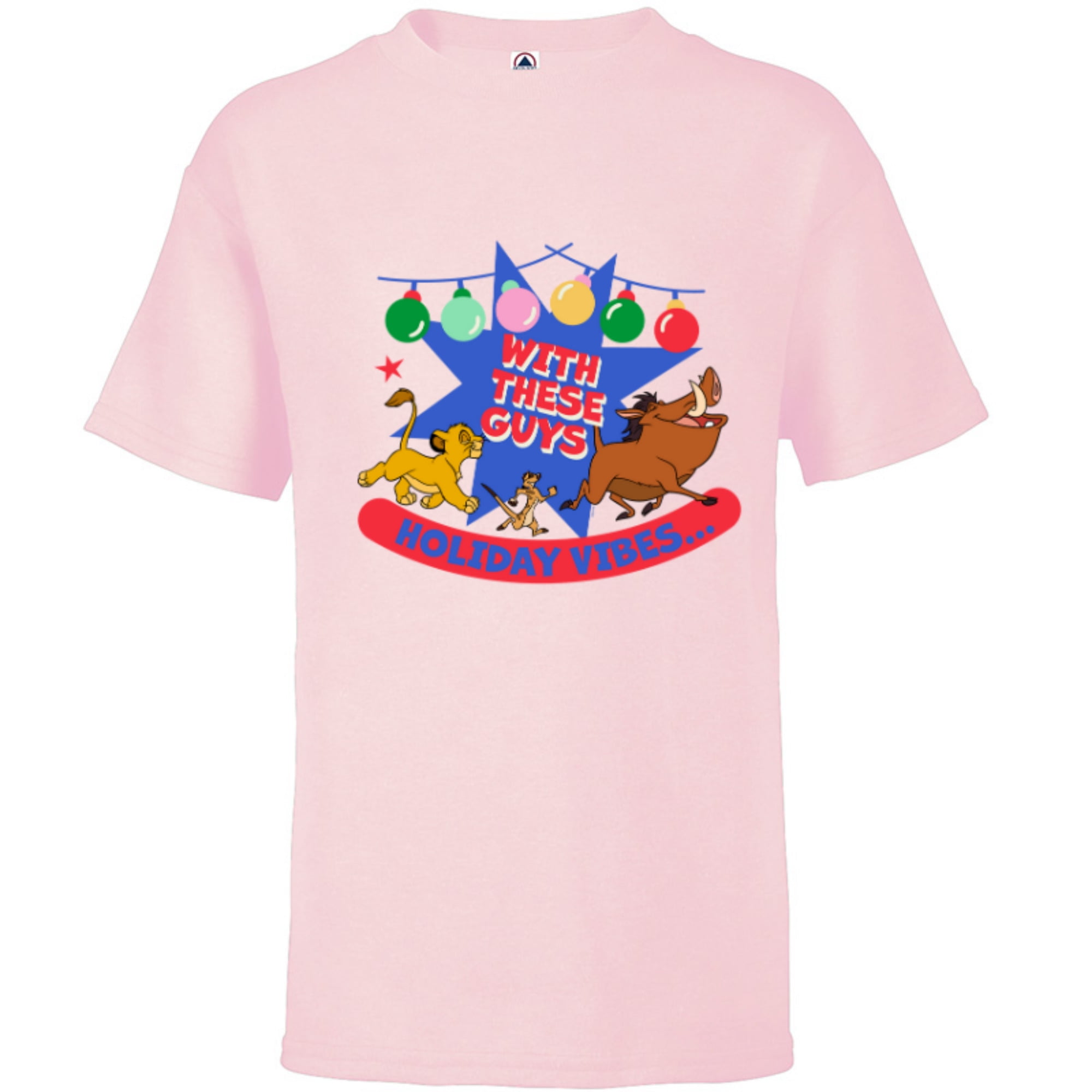 Disney The Lion King Simba Timon Pumbaa Holiday Vibes - Short Sleeve T ...