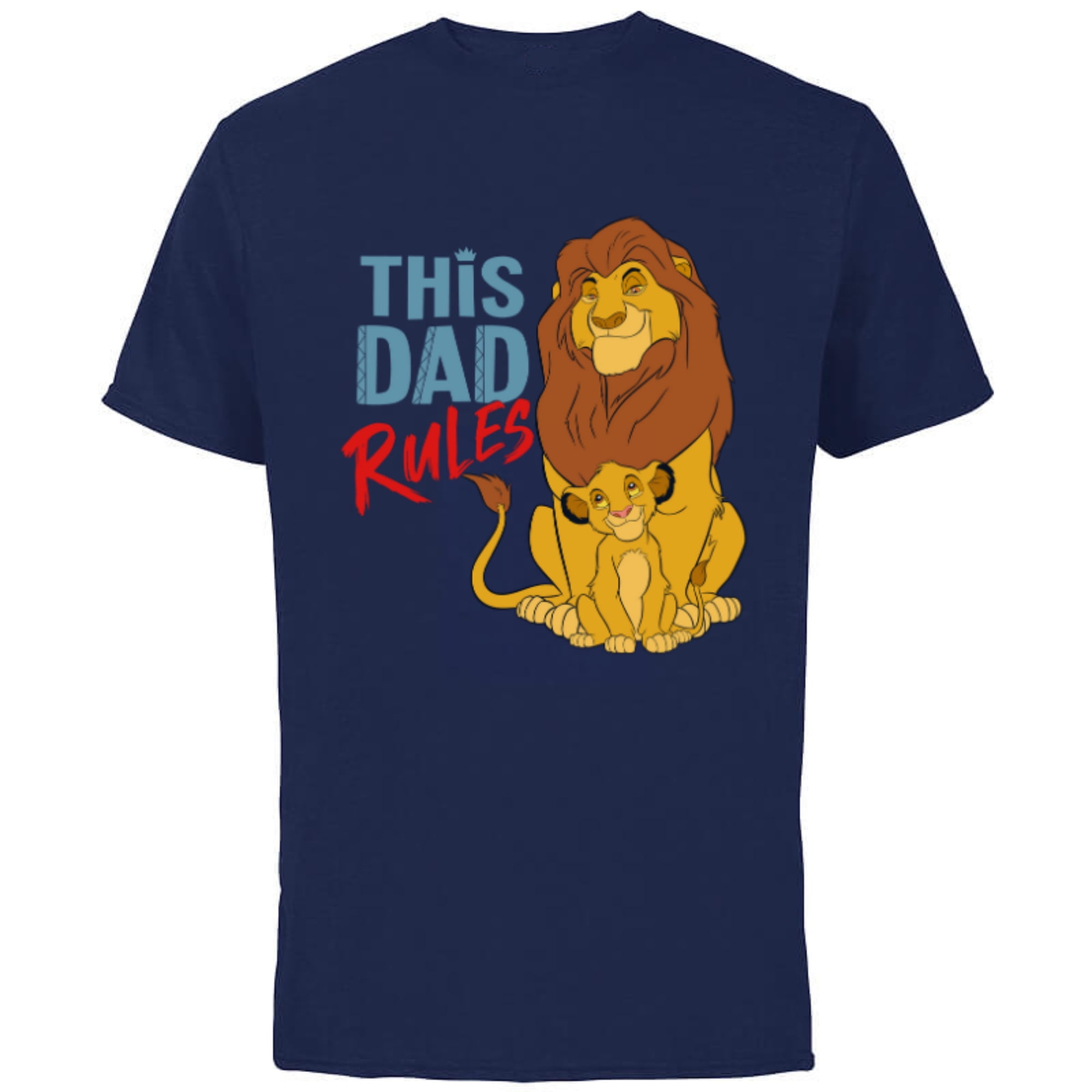 Disney The Lion King Simba and Mufasa This Dad Rules - Short Sleeve ...